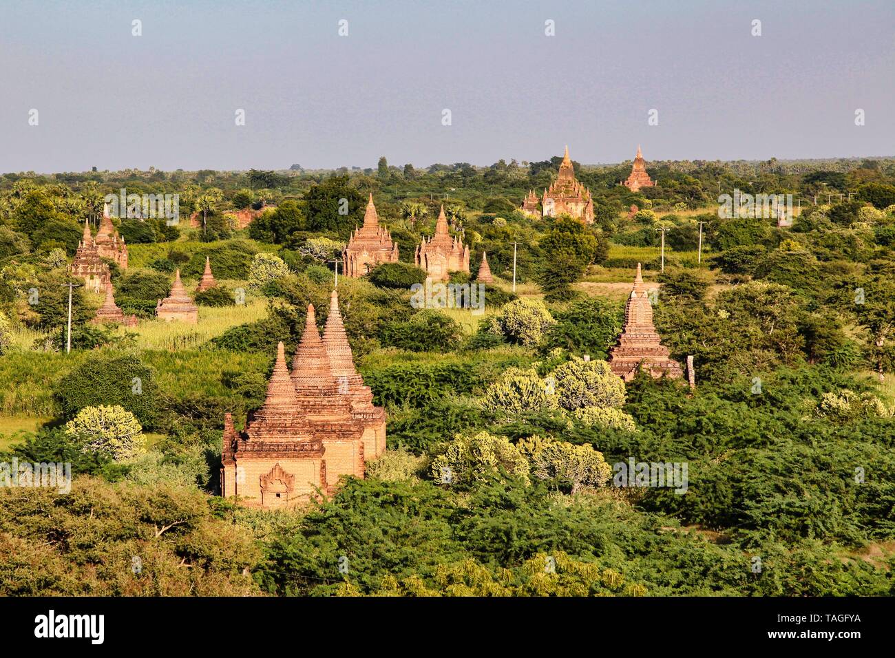 Temples of Bagan, an ancient city located in the Mandalay Region of ...