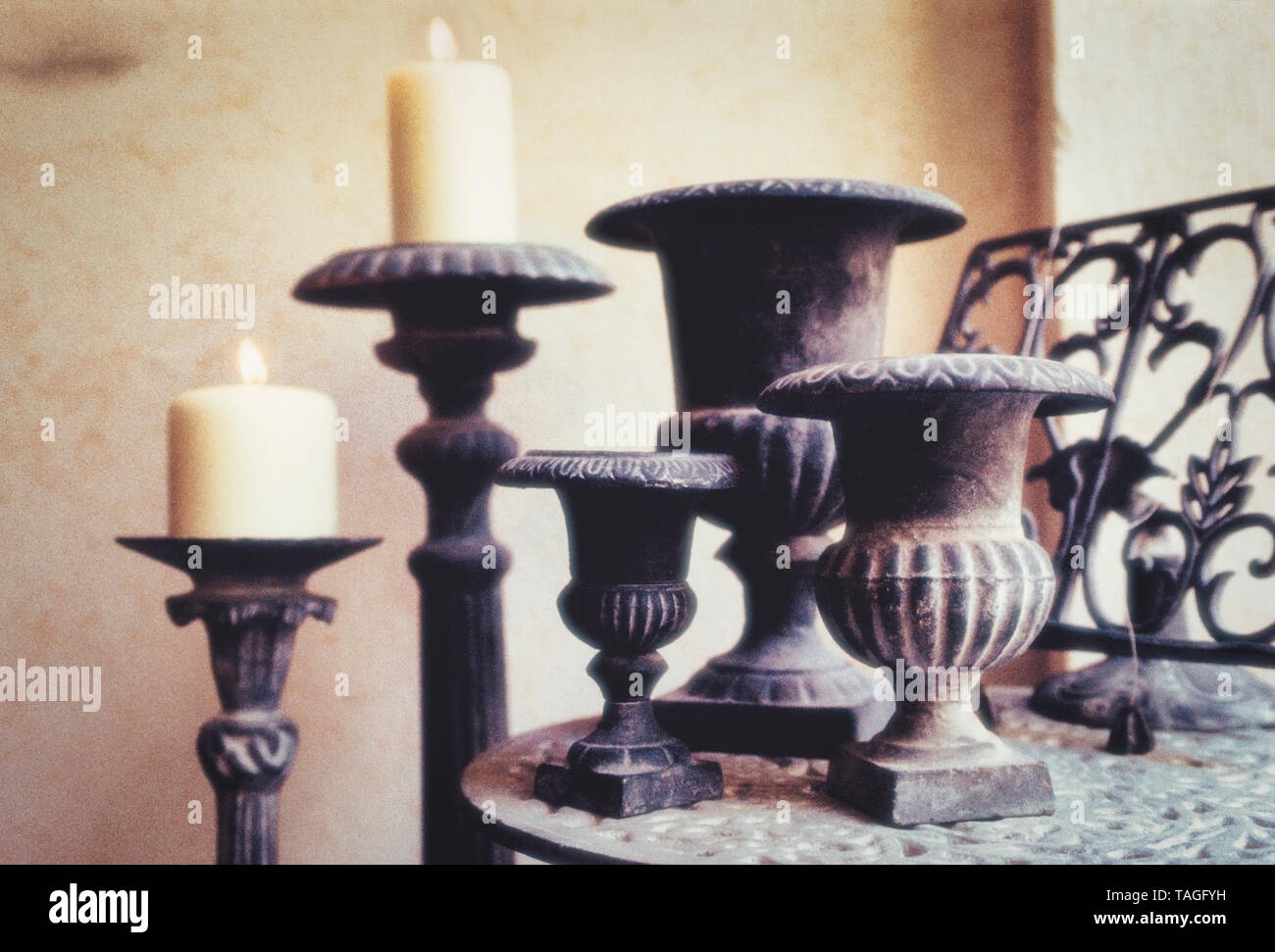 Grey Cast Iron Stock Photo - Alamy