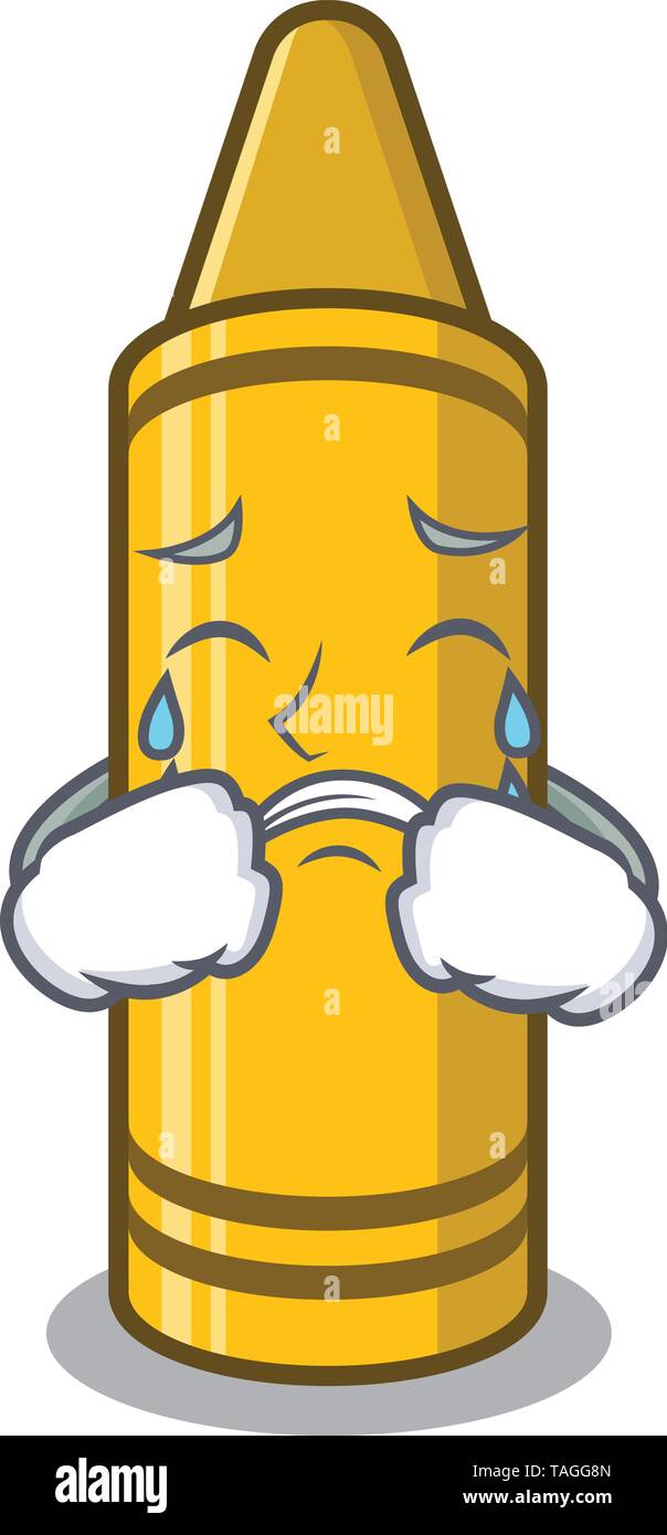 Crayon drawing sad Stock Vector Images - Alamy