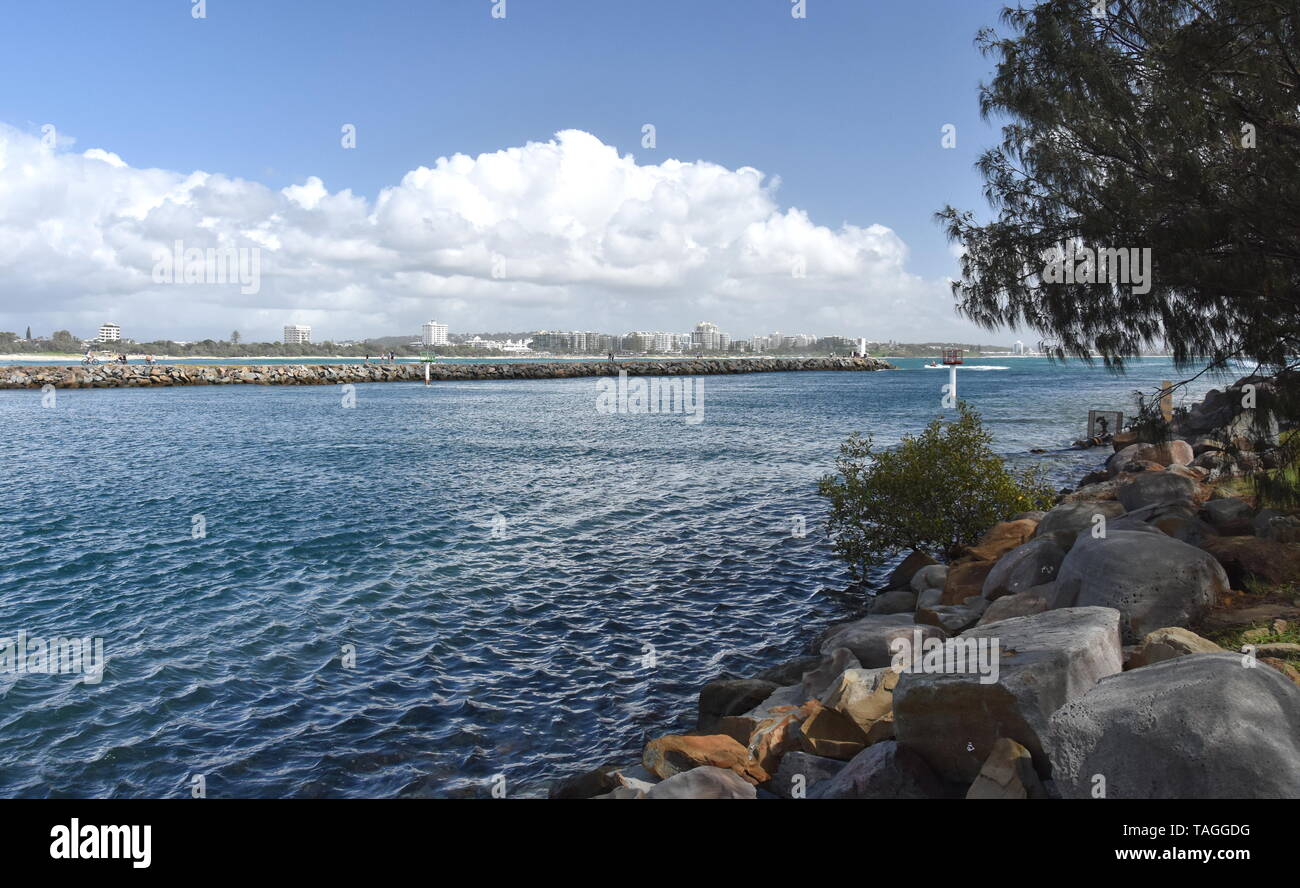 Mooloolaba lighthouse drone hi-res stock photography and images - Alamy