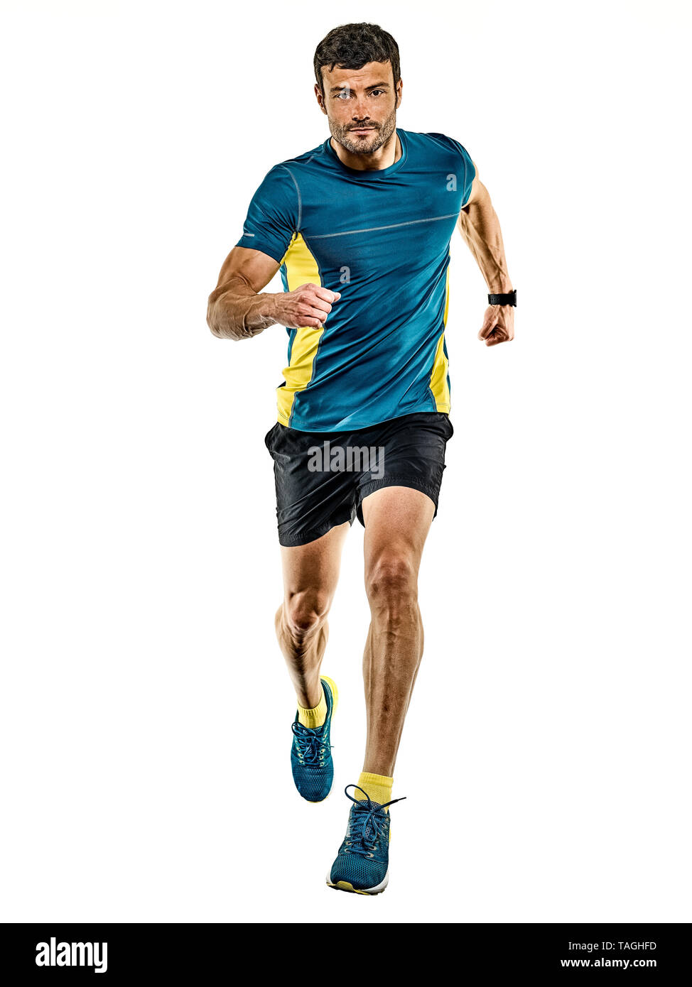 Shot handsome man looking Cut Out Stock Images & Pictures - Alamy