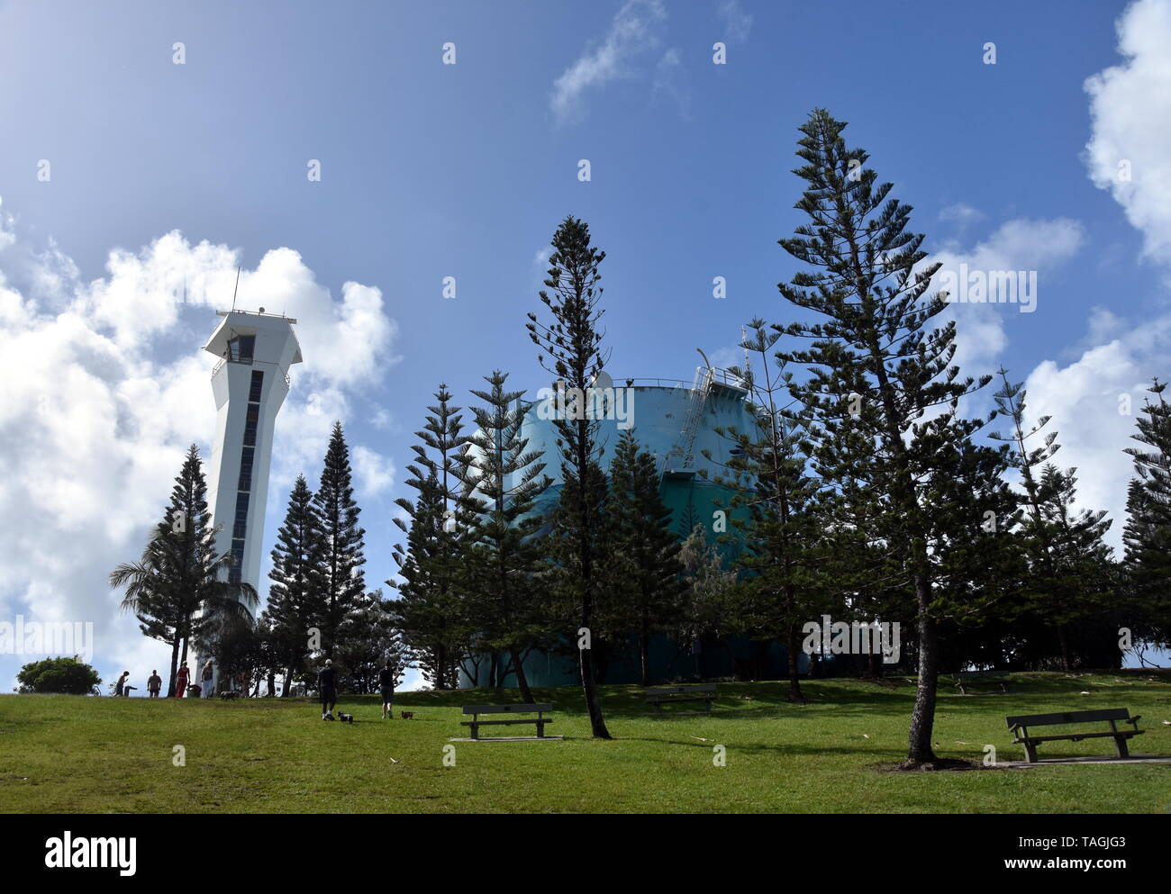 Buddina, Australia - Apr 21, 2019. Point Cartwright Lighthouse and ...