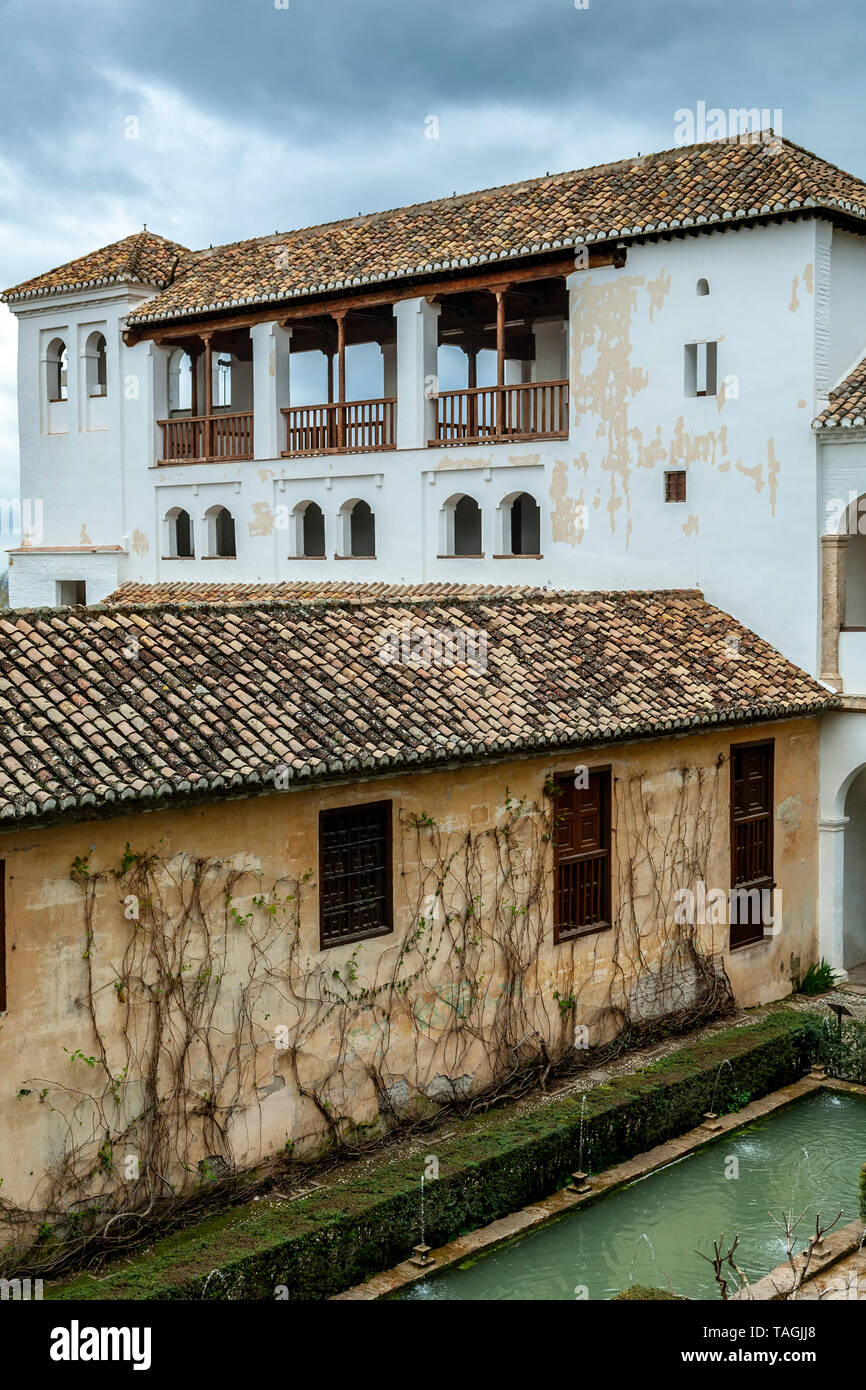 El Generalife, The Alhambra, Granada, Spain Stock Photo - Alamy