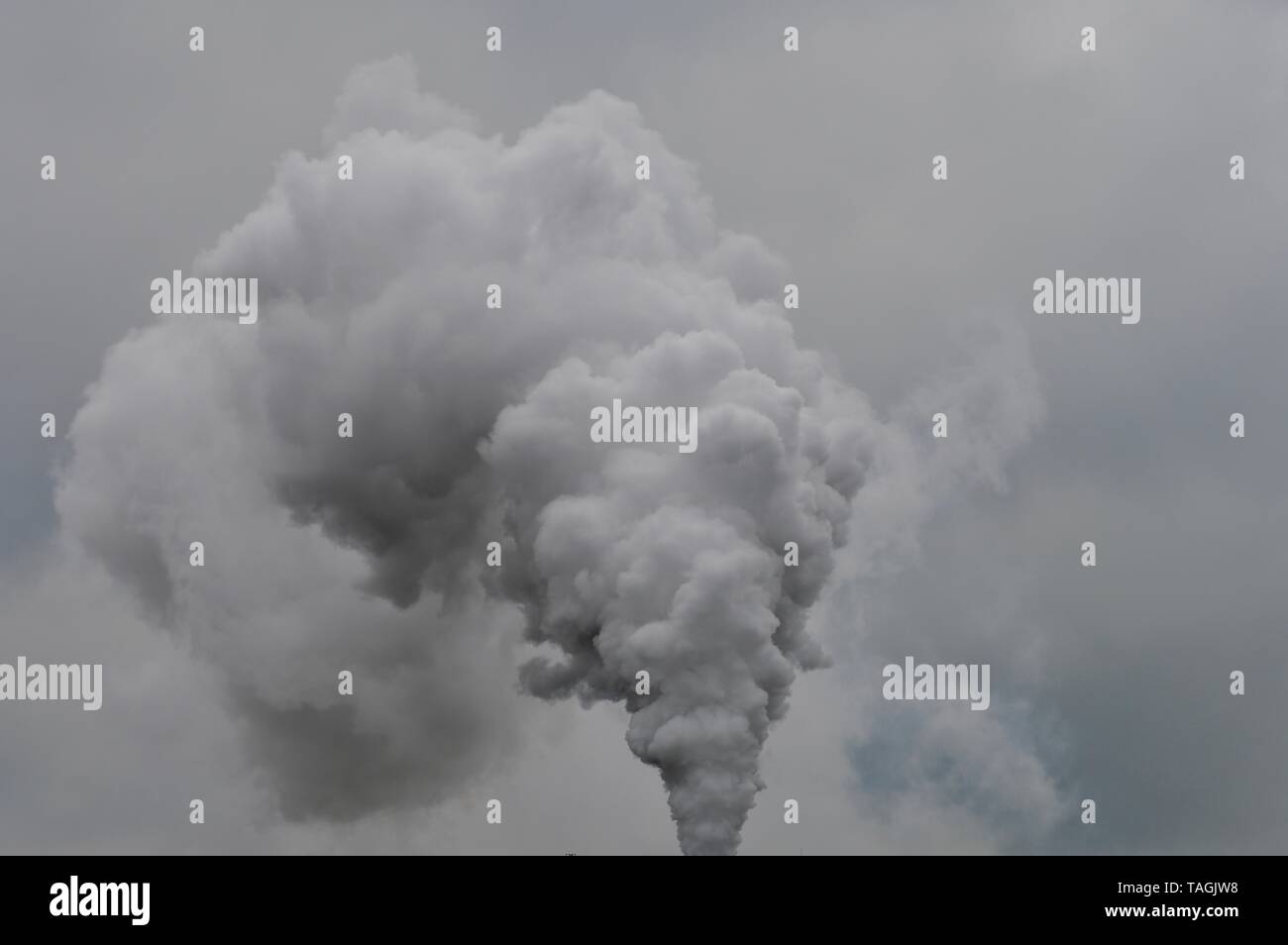 Puffing clouds of smoke hi-res stock photography and images - Alamy