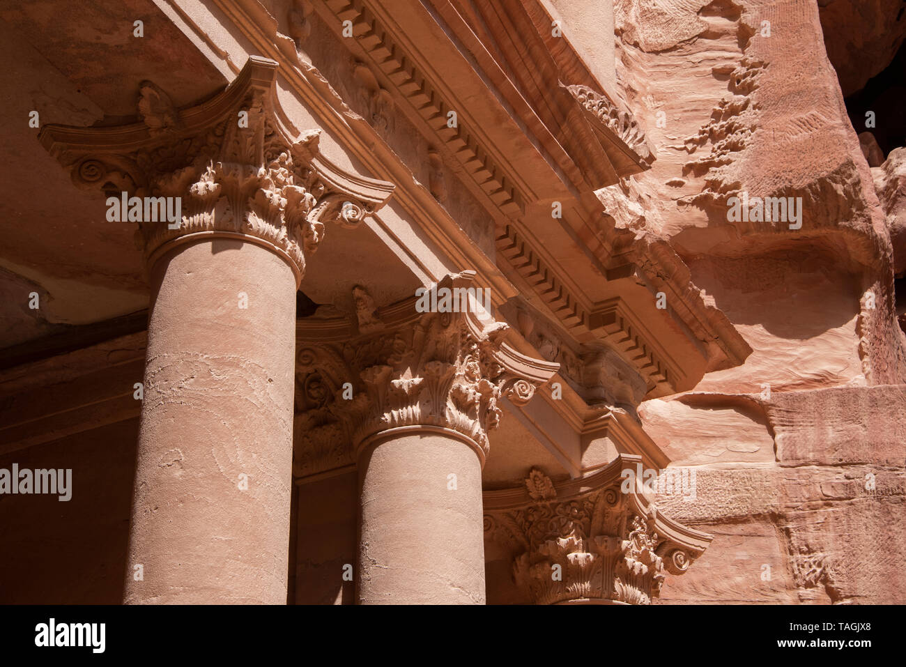 Jordan, Petra (UNESCO) The Treasury (aka Al Khazna) located at the end ...