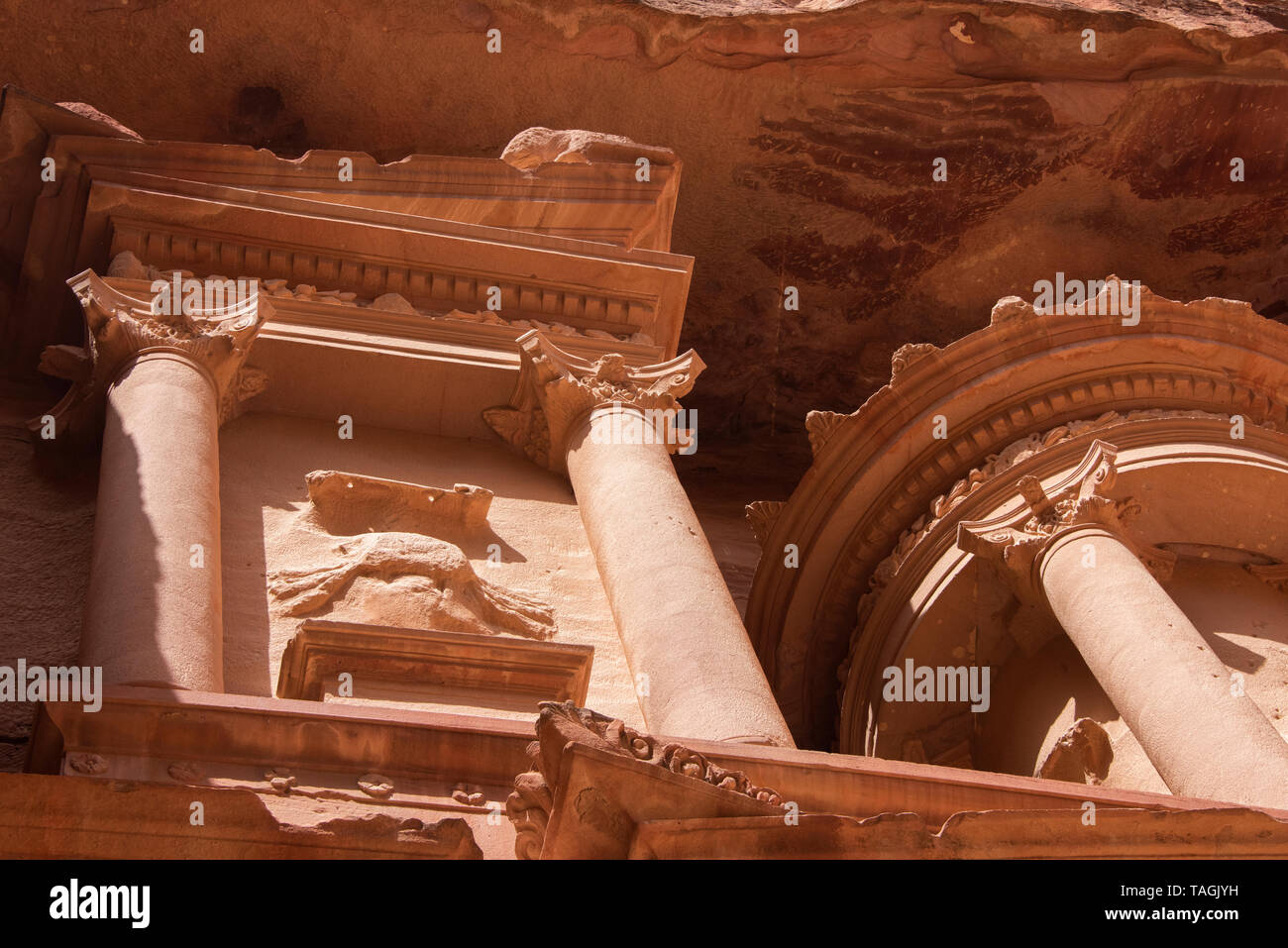 Jordan, Petra (UNESCO) The Treasury (aka Al Khazna) located at the end ...