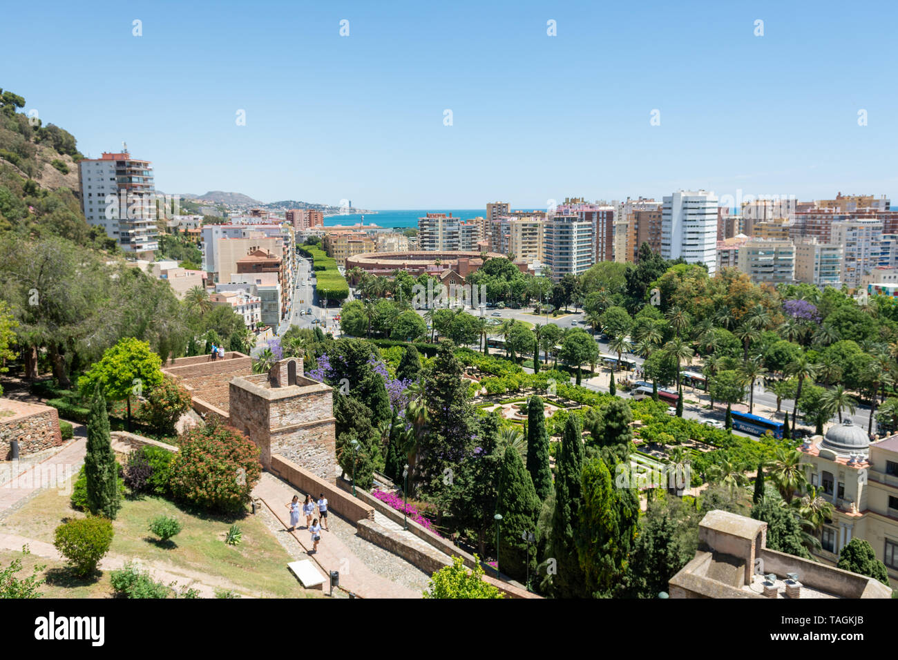 Malaga spain city spring hi-res stock photography and images - Alamy