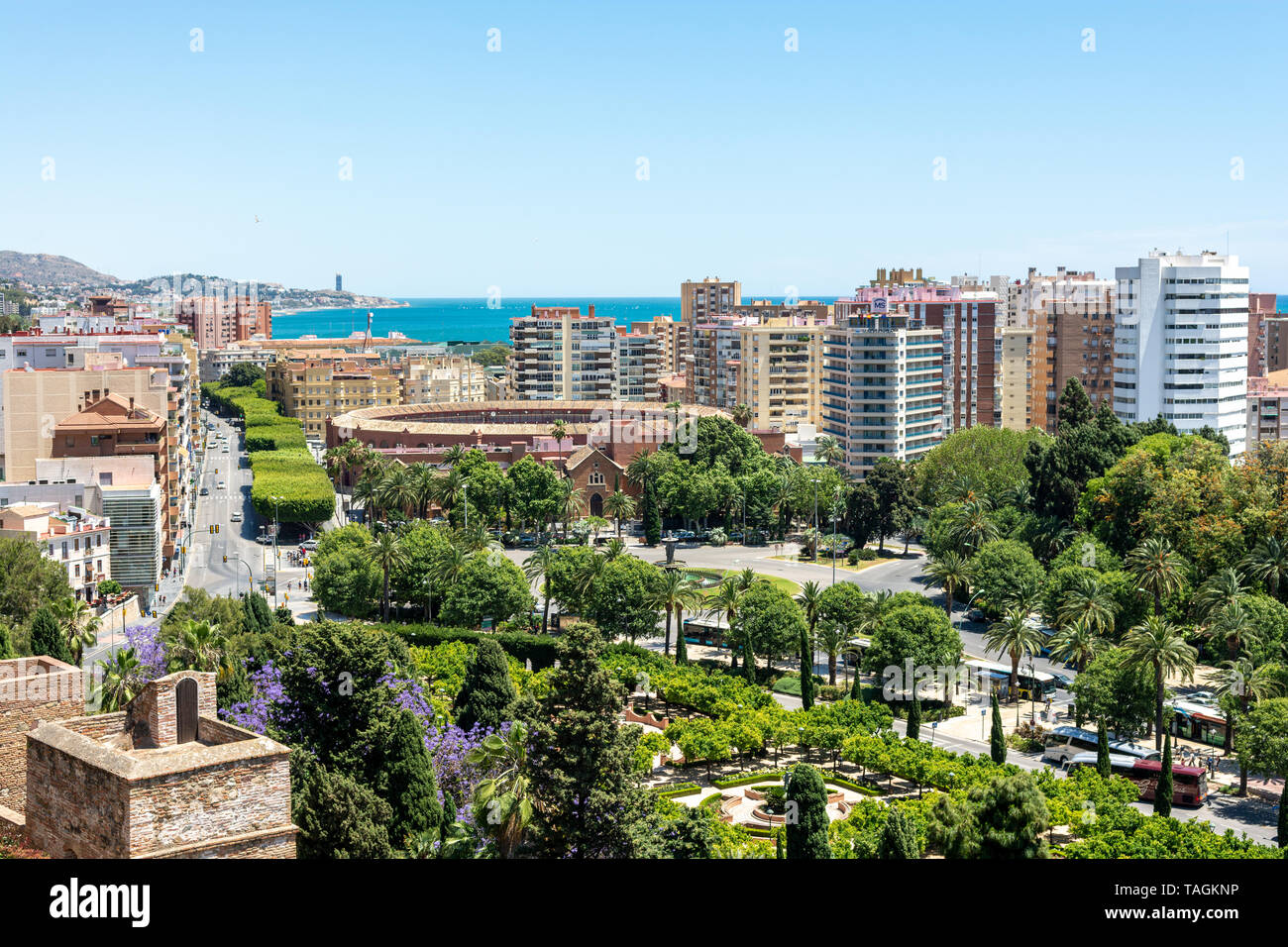Malaga spain city spring hi-res stock photography and images - Alamy