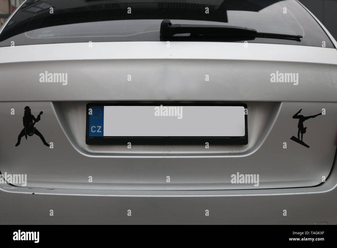 Czech license plate hi-res stock photography and images - Alamy