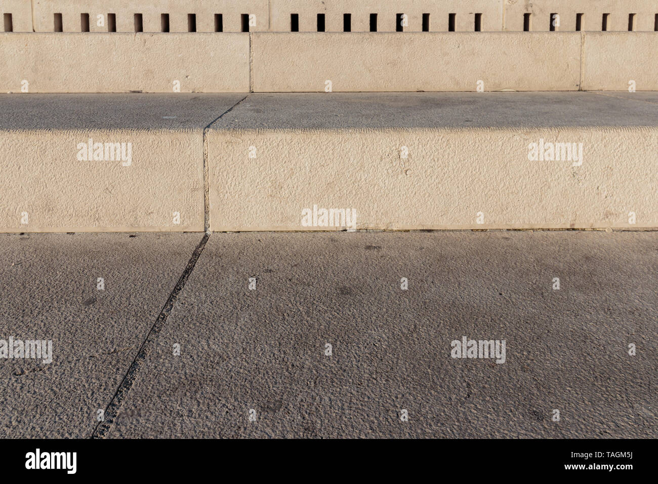 Detail of steps of Zadar Sea Organ Stock Photo - Alamy