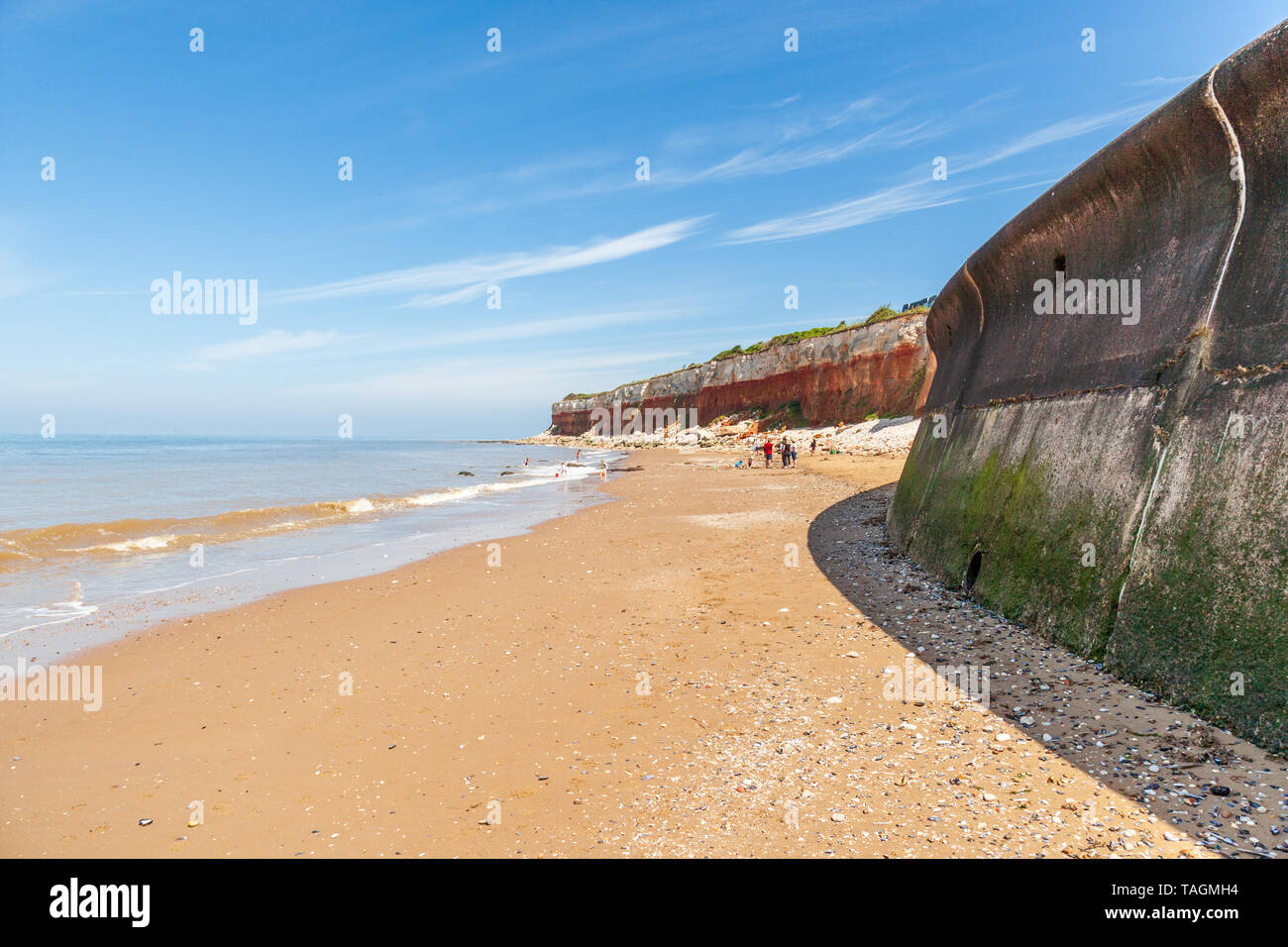 Old Hunstanton Cliff Stock Photos & Old Hunstanton Cliff Stock Images ...