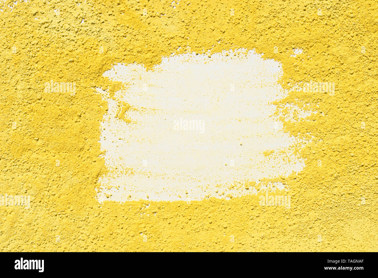 yellow color powder pigment art texture background macro Stock Photo ...