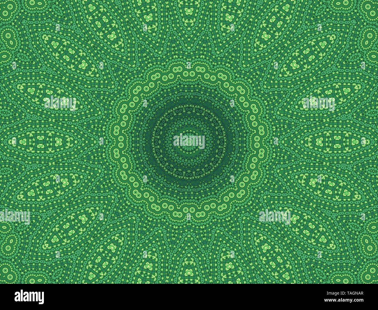 Green abstract background with radial pattern Stock Photo - Alamy