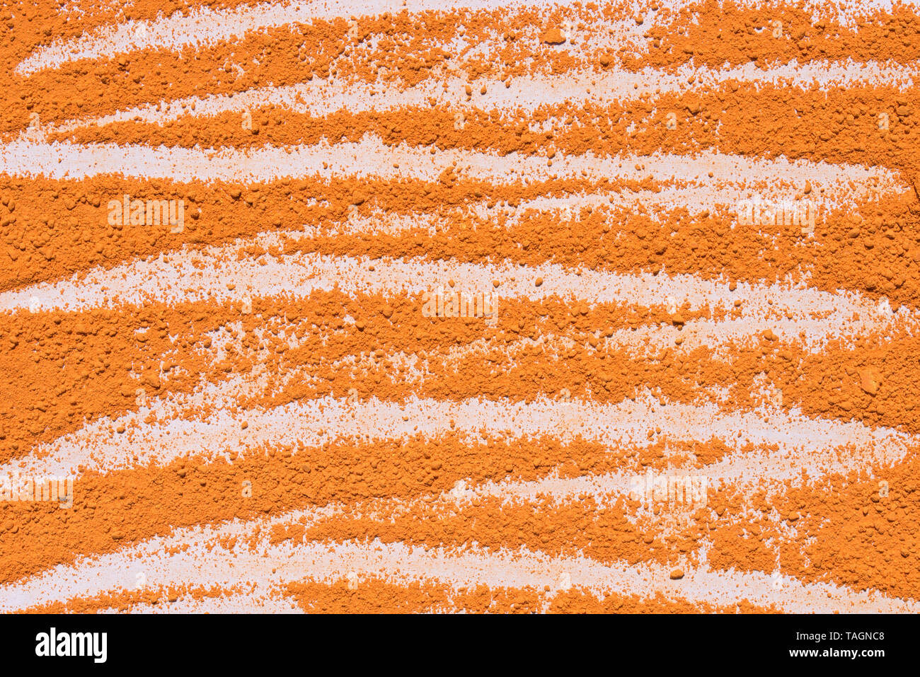 orange color powder pigment art texture background macro Stock Photo ...