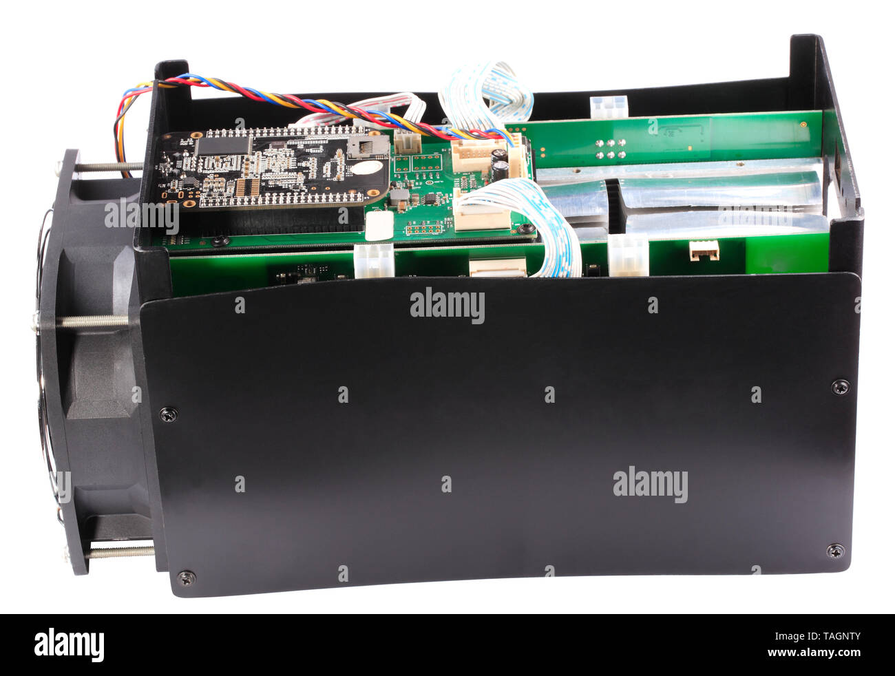 electronic device isolated on white background Stock Photo - Alamy