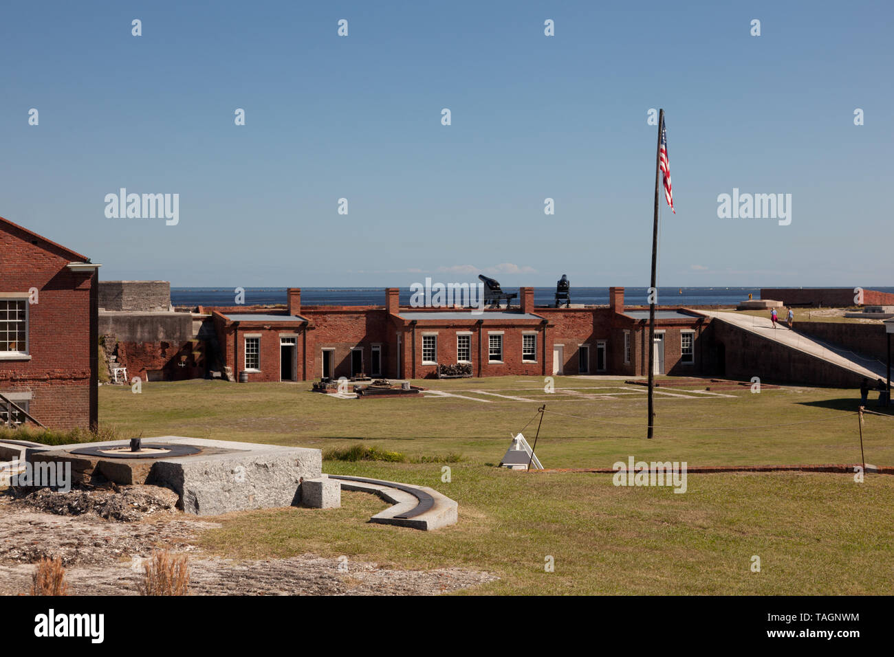 Center of Fort Clinch State Park in Florida Stock Photo - Alamy