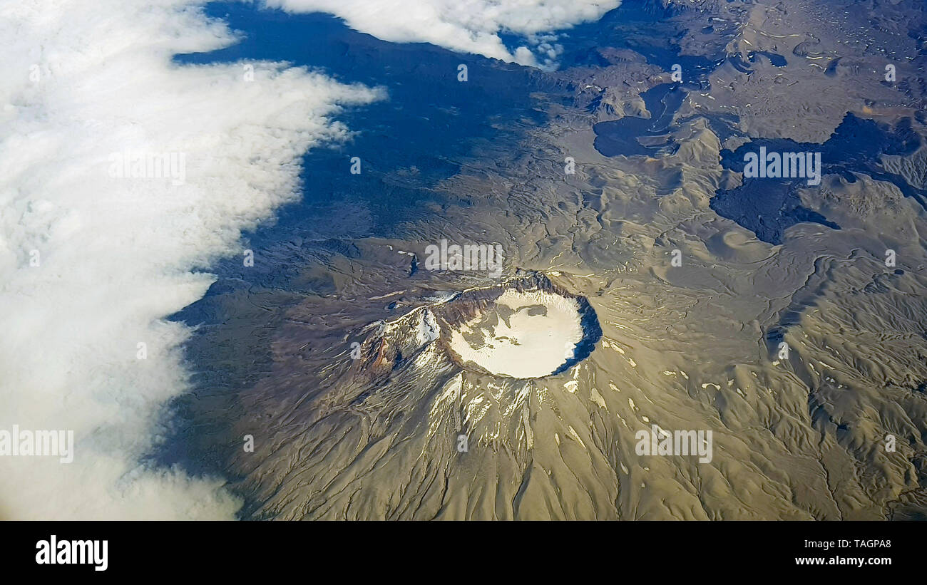 Andes volcanoes aerial hi-res stock photography and images - Alamy