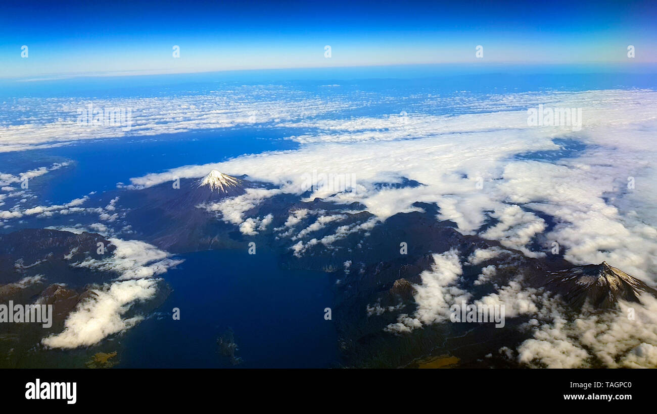 Andes volcanoes aerial hi-res stock photography and images - Alamy