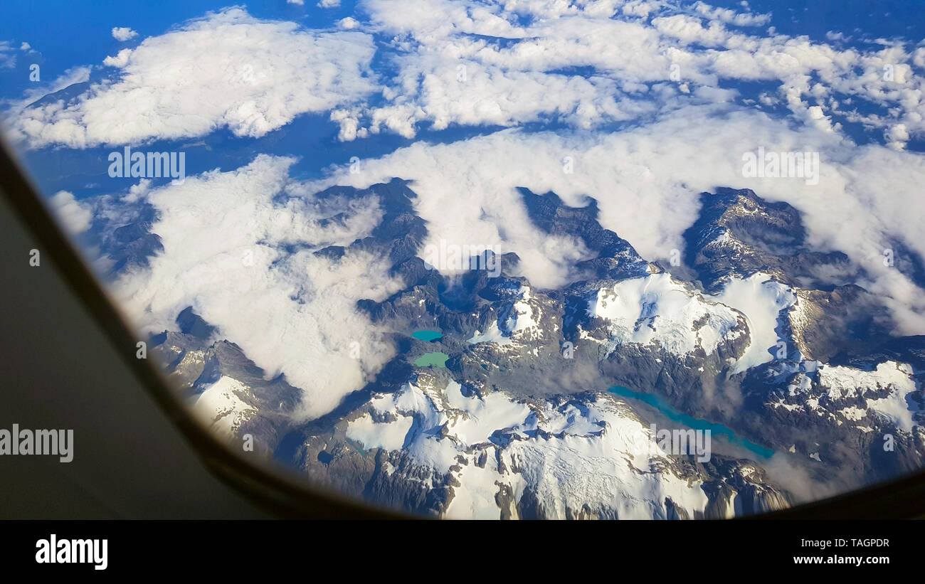 Andes volcanoes aerial hi-res stock photography and images - Alamy