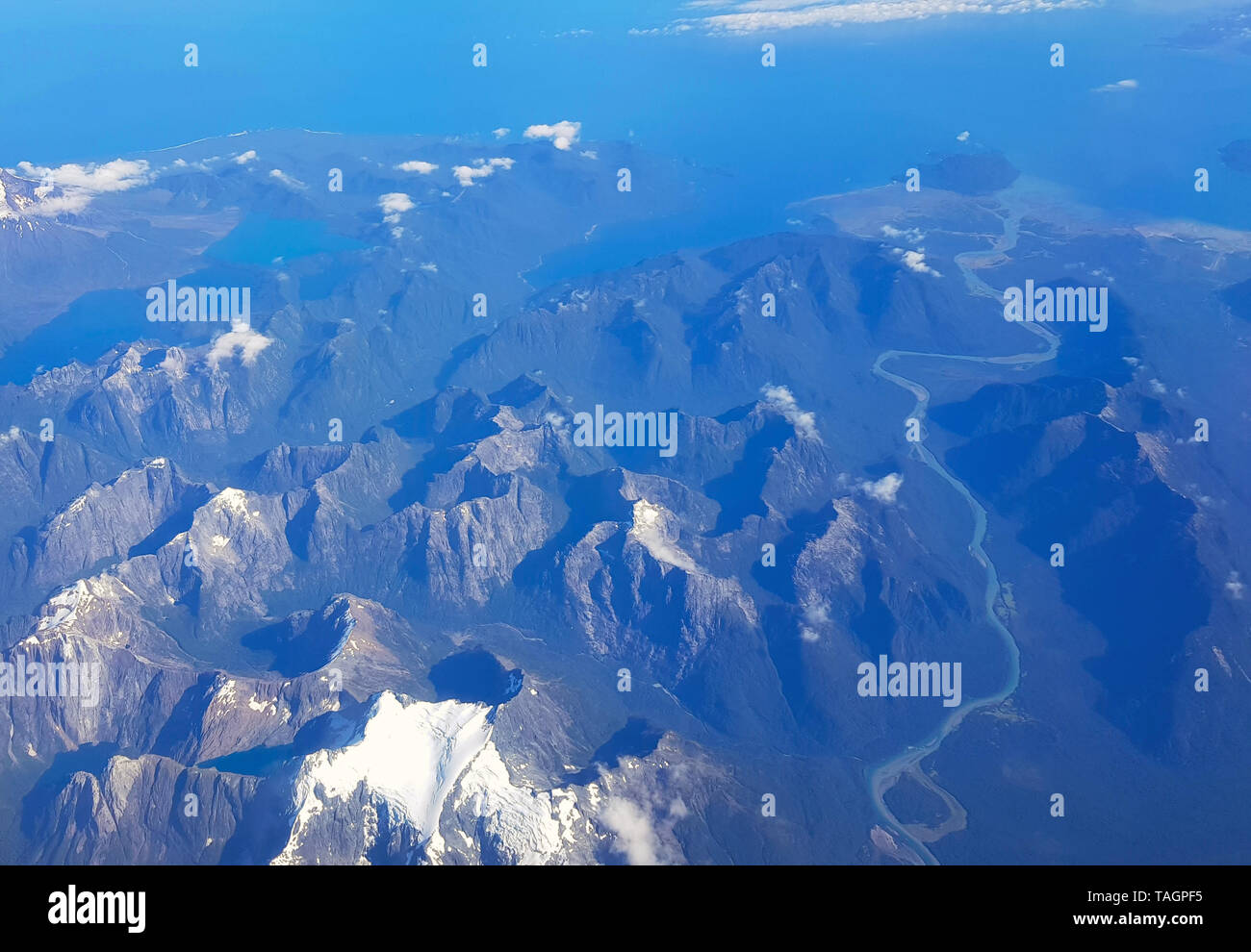 Andes volcanoes aerial hi-res stock photography and images - Alamy