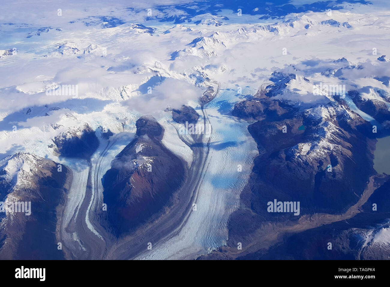 Andes volcanoes aerial hi-res stock photography and images - Alamy