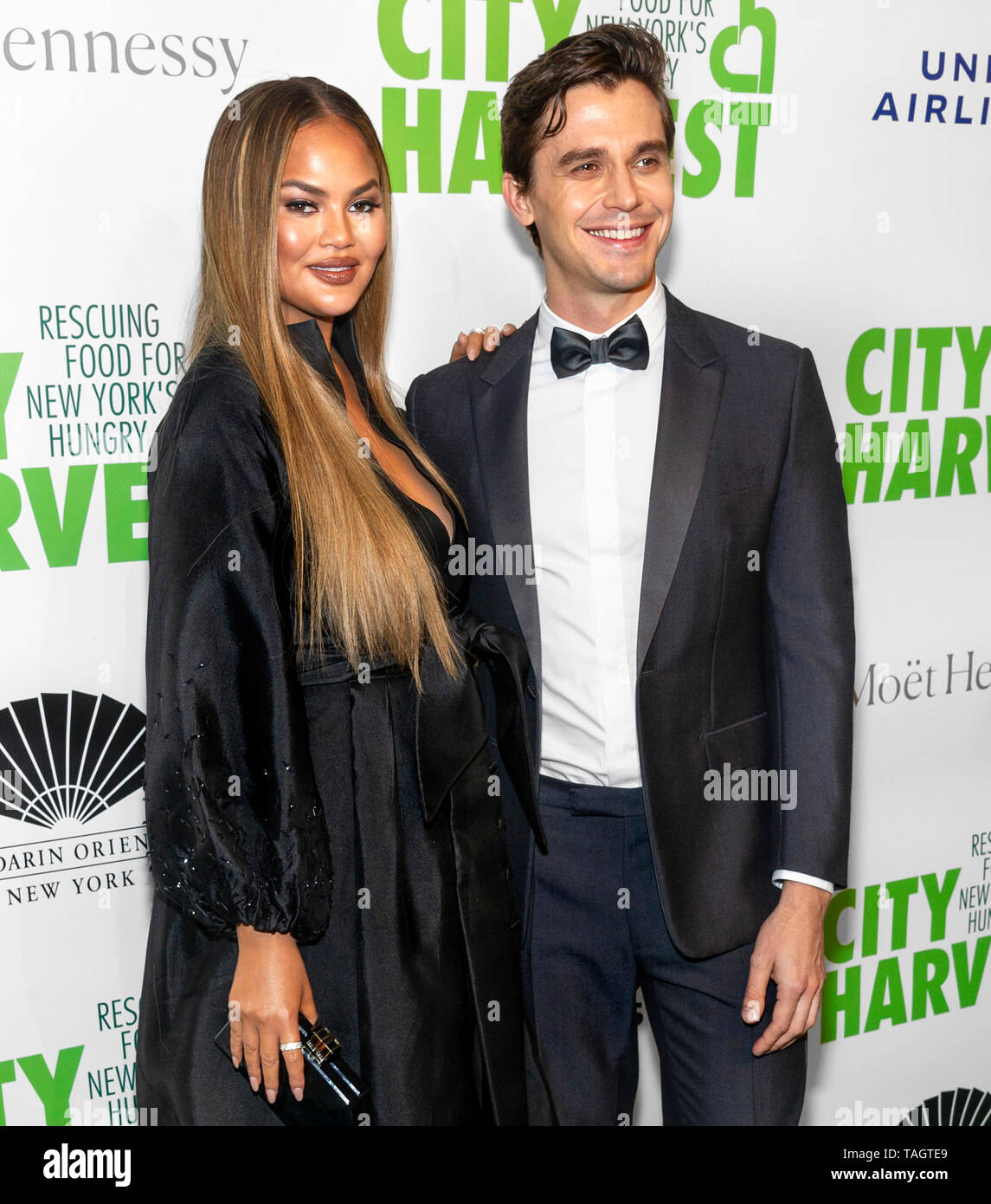 New York, NY - April 30, 2019: Model Chrissy Teigen and tv personality ...