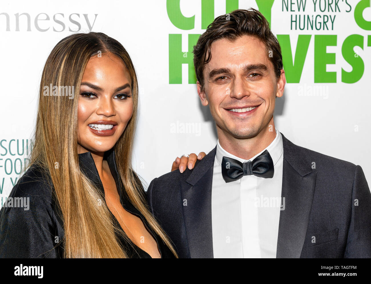 New York, NY - April 30, 2019: Model Chrissy Teigen and tv personality ...