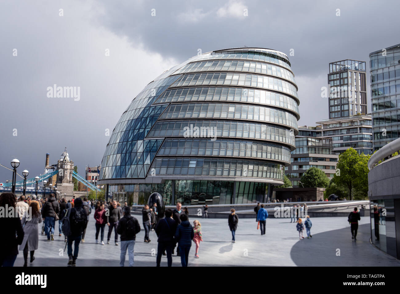 London city hall. It serves as the office for the mayor of London and ...