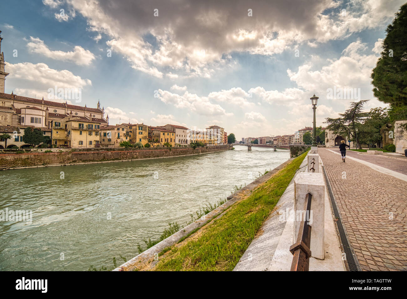 Cityscape of verona hi-res stock photography and images - Alamy