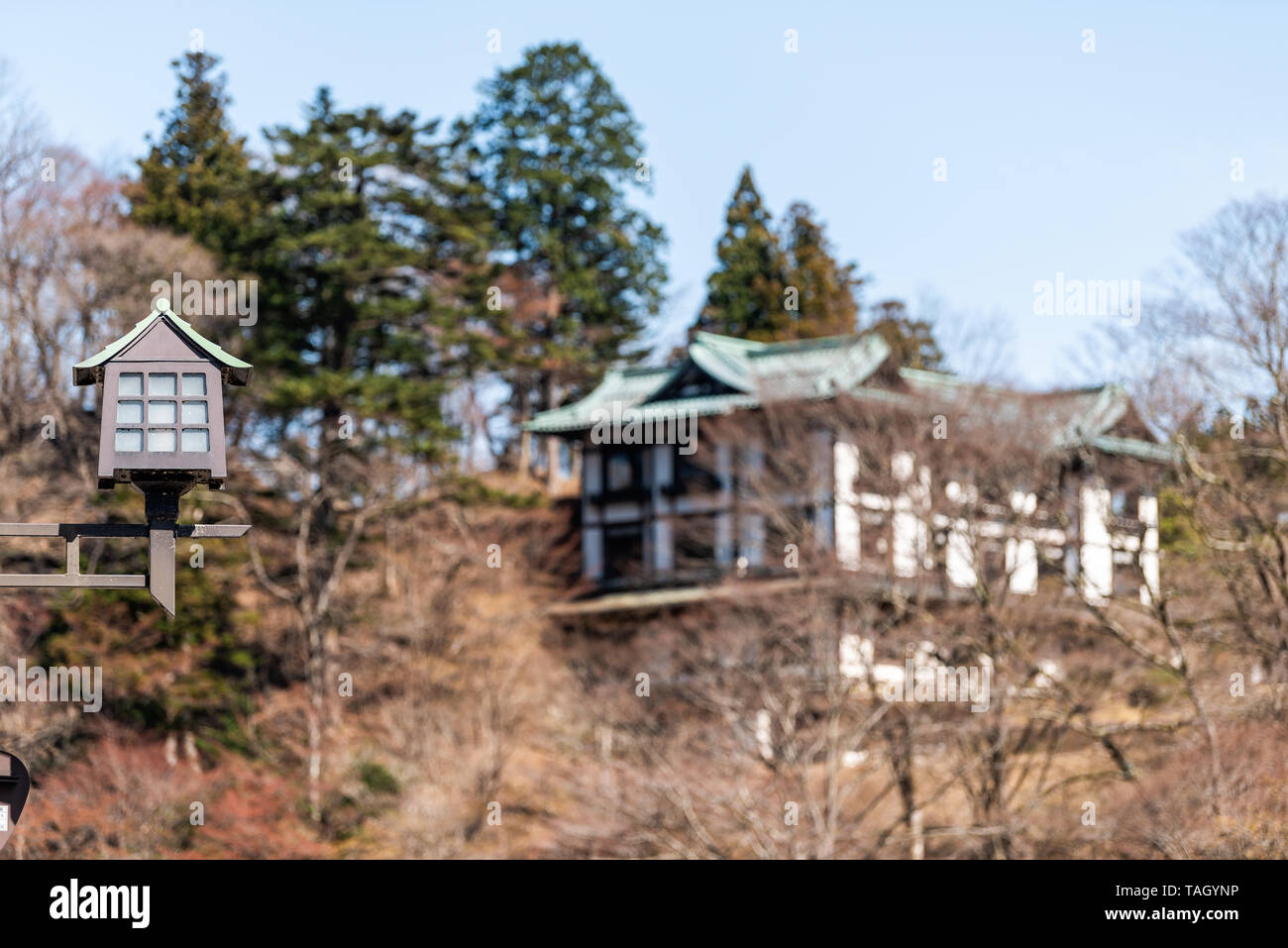 Nikko, Japan - April 5, 2019: Tochigi prefecture during early spring ...