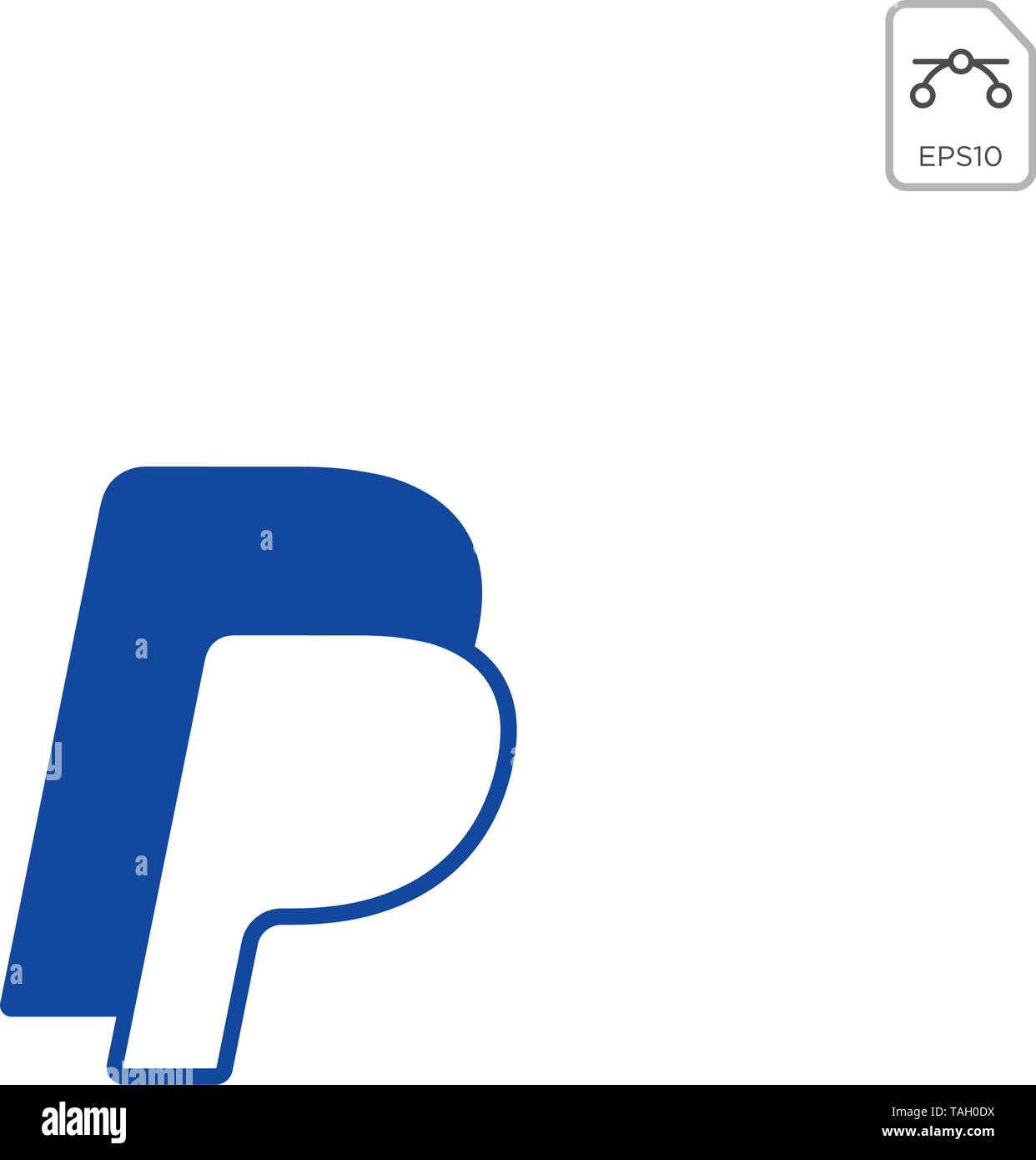 paypal icon or logo vector design isolated Stock Vector Image & Art - Alamy