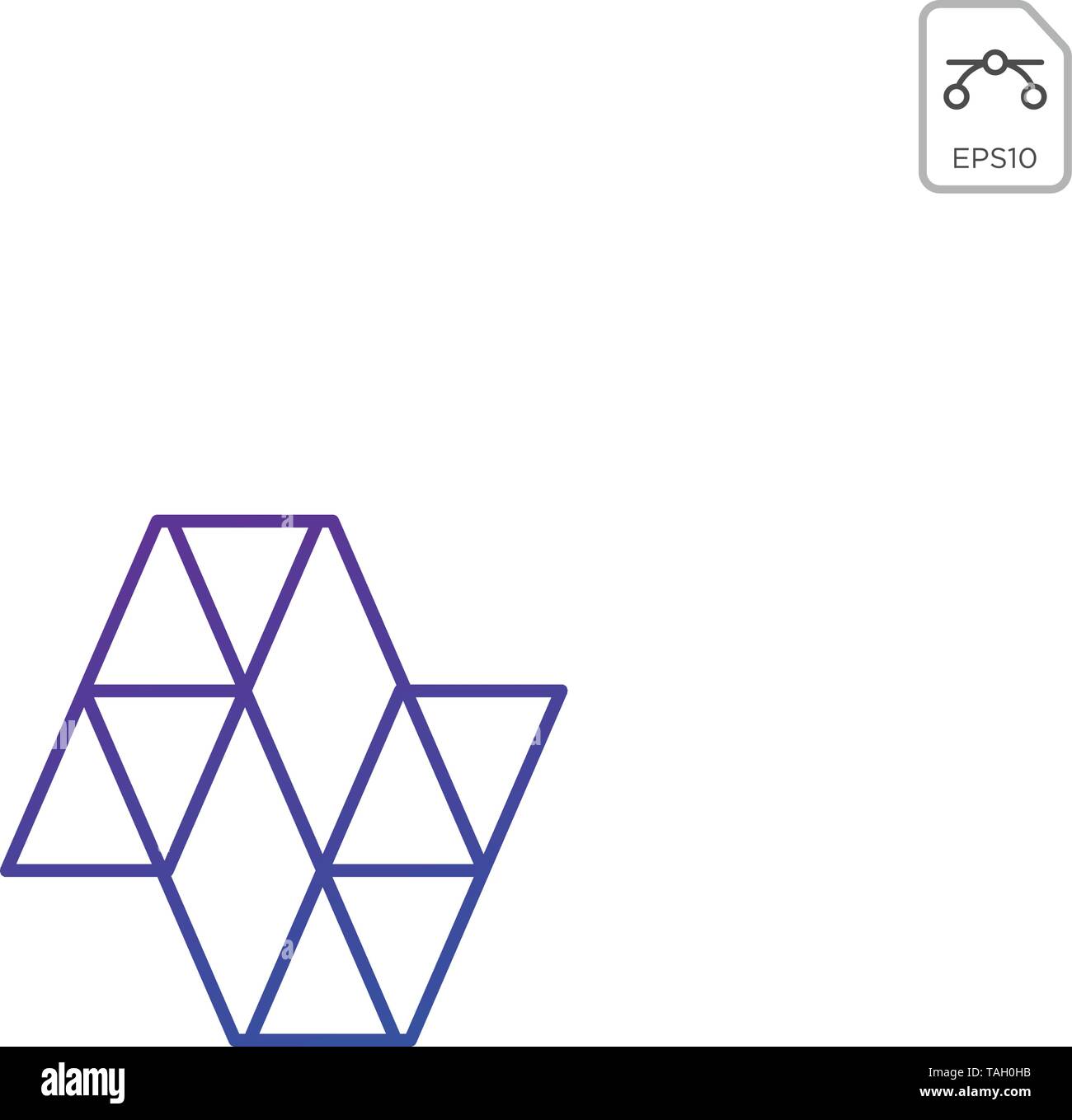 n logo geometric initial symbol vector design isolated Stock Vector ...