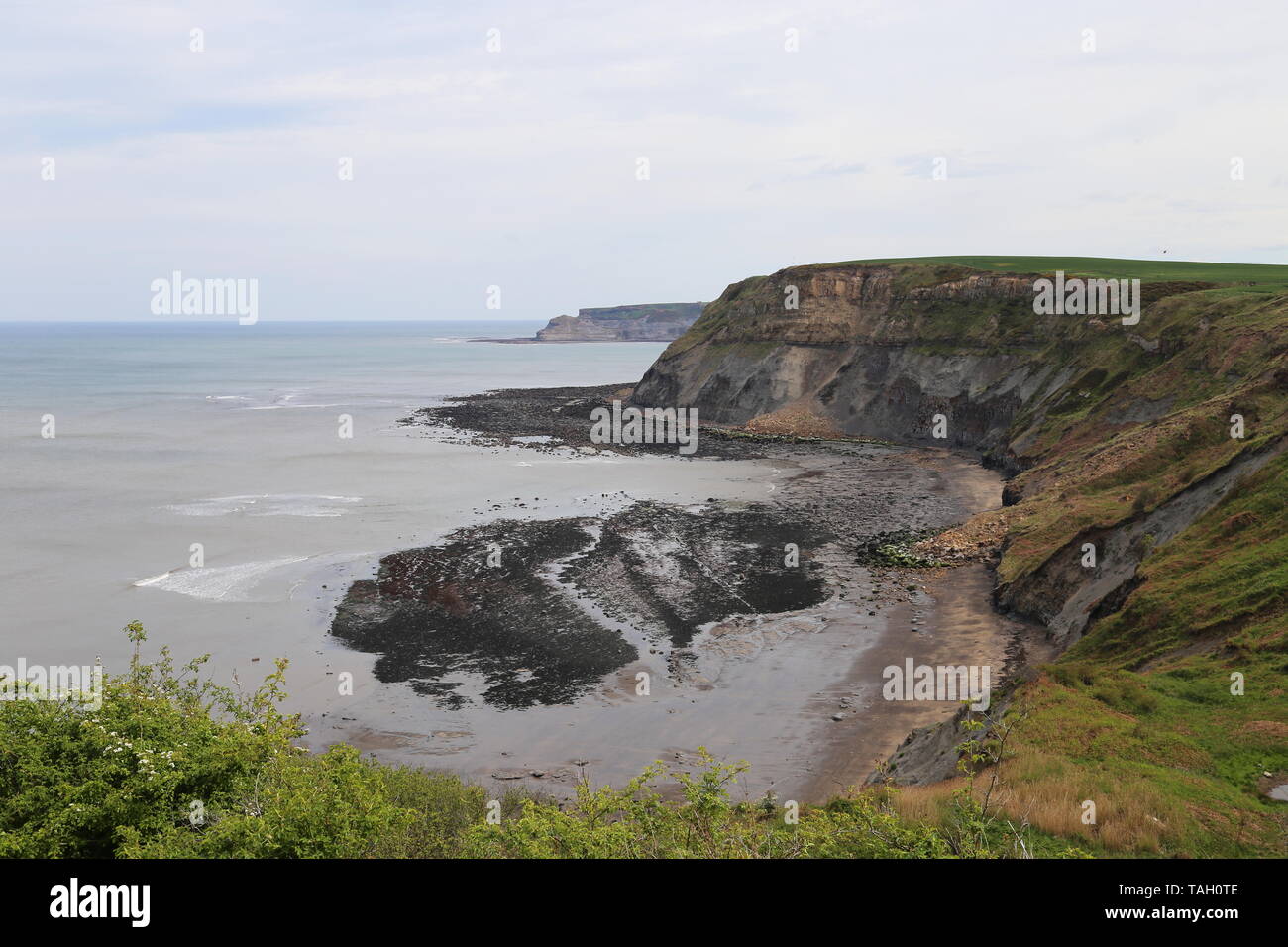 Bay at Port Mulgrave, Borough of Scarborough, North Yorkshire, England ...