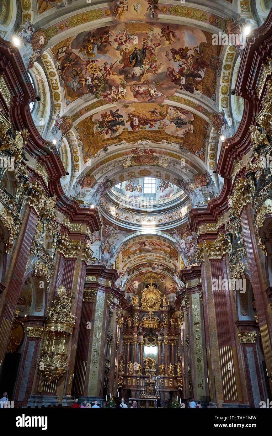 Melk abbey ceiling hi-res stock photography and images - Alamy