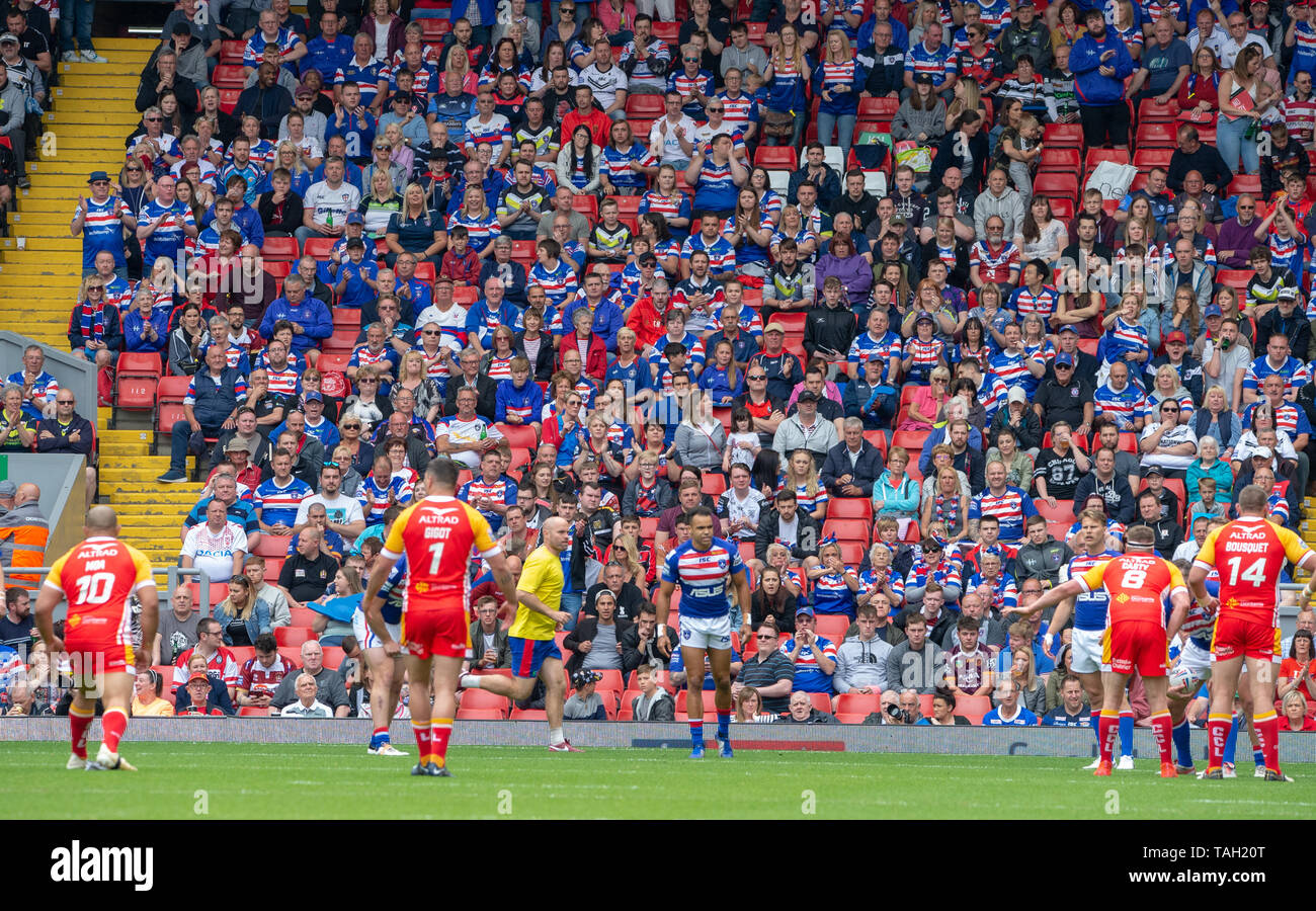 Magic Weekend, Wakefield Trinity V Catalans Dragons Stock Photo - Alamy