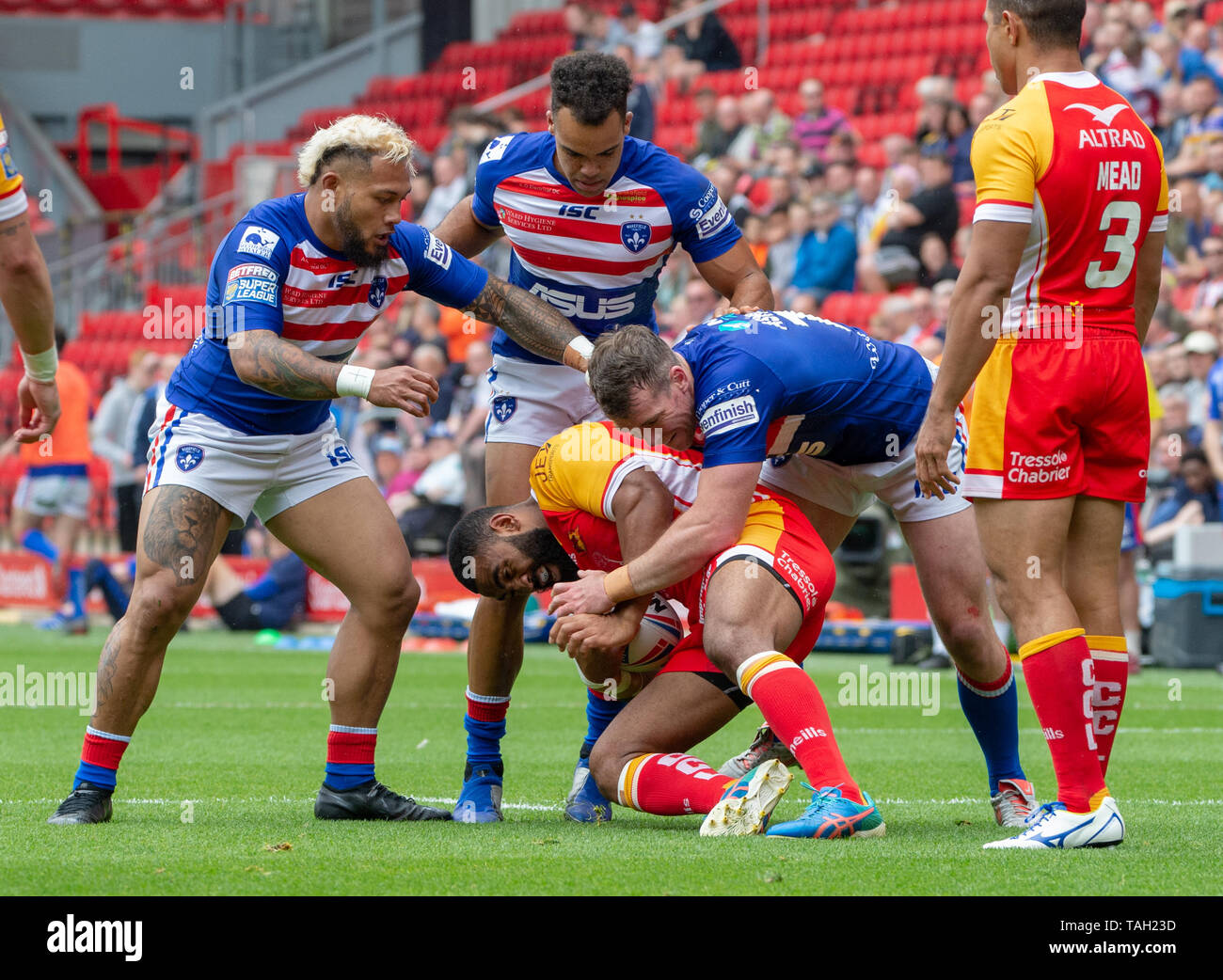 Magic Weekend, Wakefield Trinity V Catalans Dragons Stock Photo - Alamy