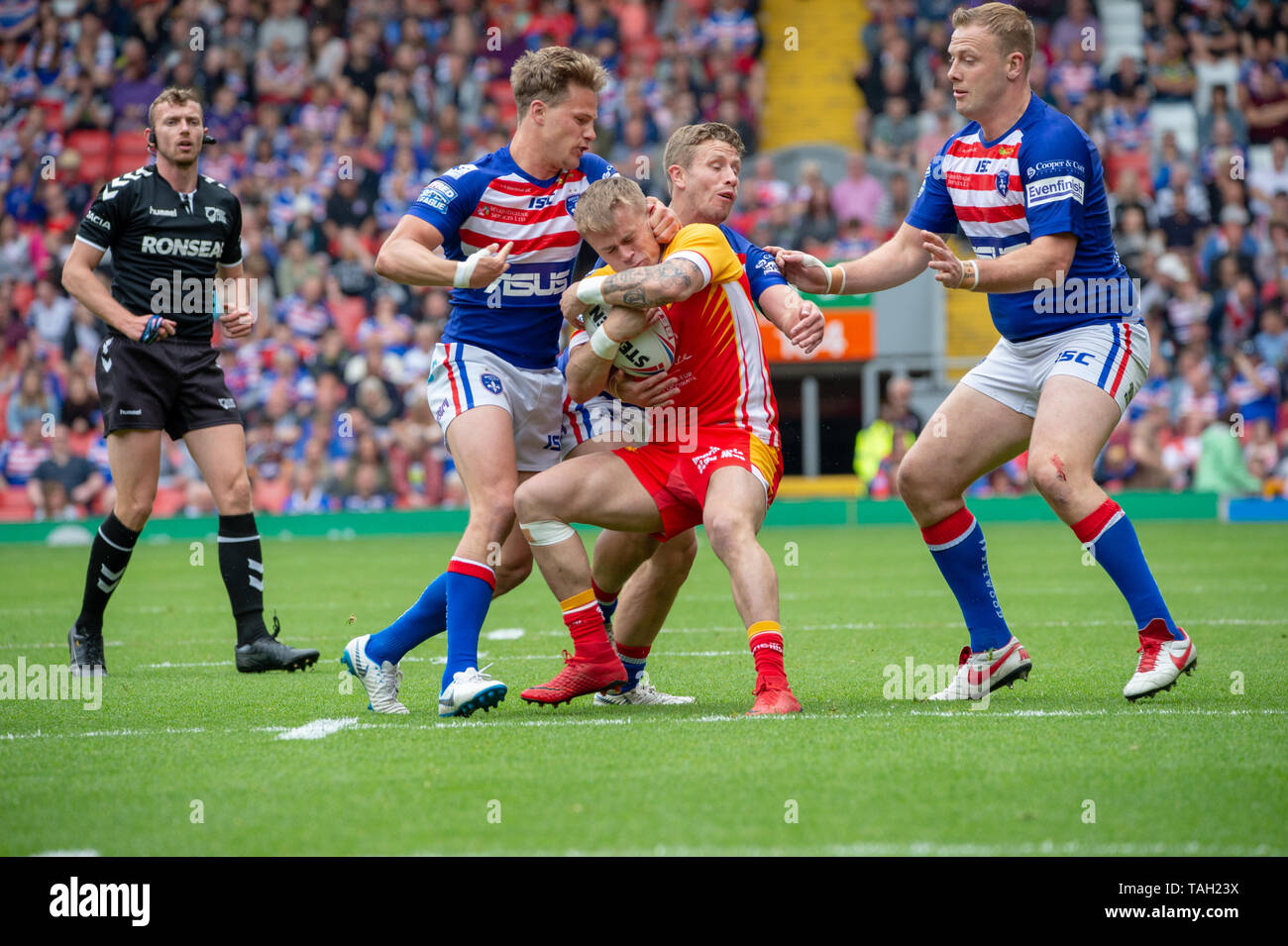 Magic Weekend, Wakefield Trinity V Catalans Dragons Stock Photo - Alamy