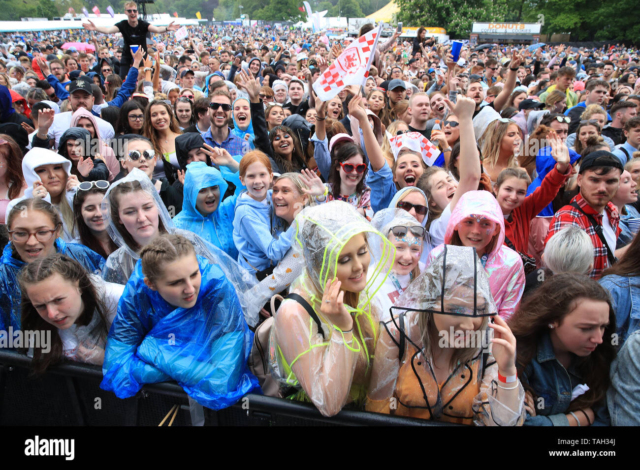 The crowd during the first day of BBC Radio 1's Big Weekend at Stewart ...