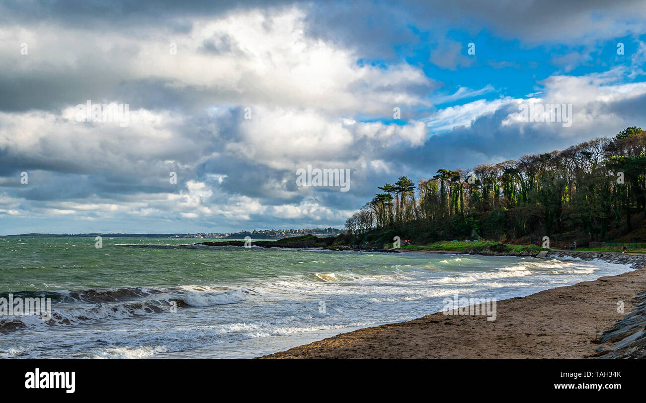 Beautiful coastline at Co Down Stock Photo - Alamy