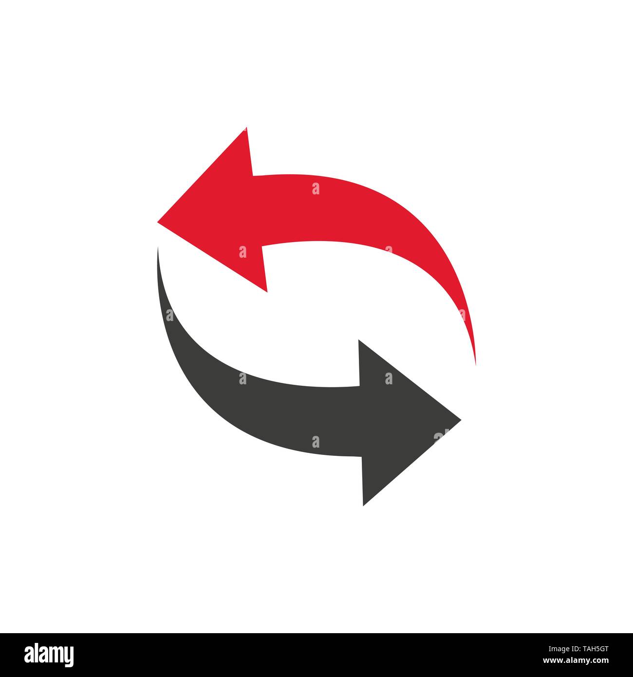 Refresh, Reload Isolated Flat Web Mobile Icon Vector Sign Symbol Button Element Silhouette Stock ...