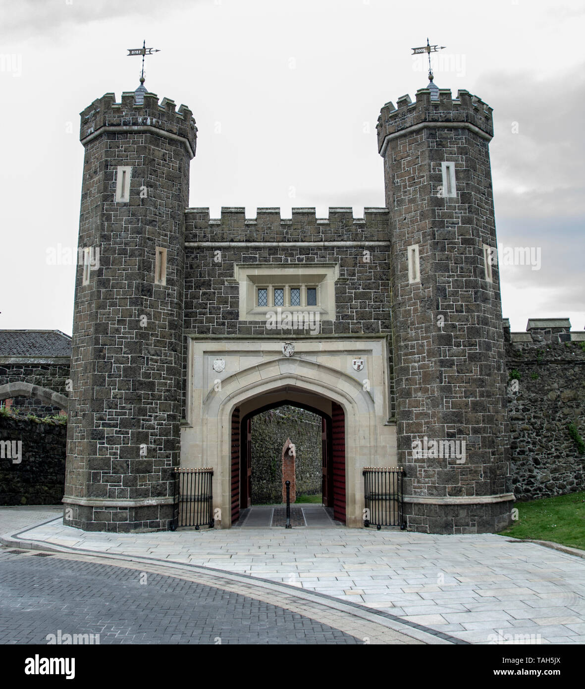 Antrim Castle entrance Stock Photo - Alamy