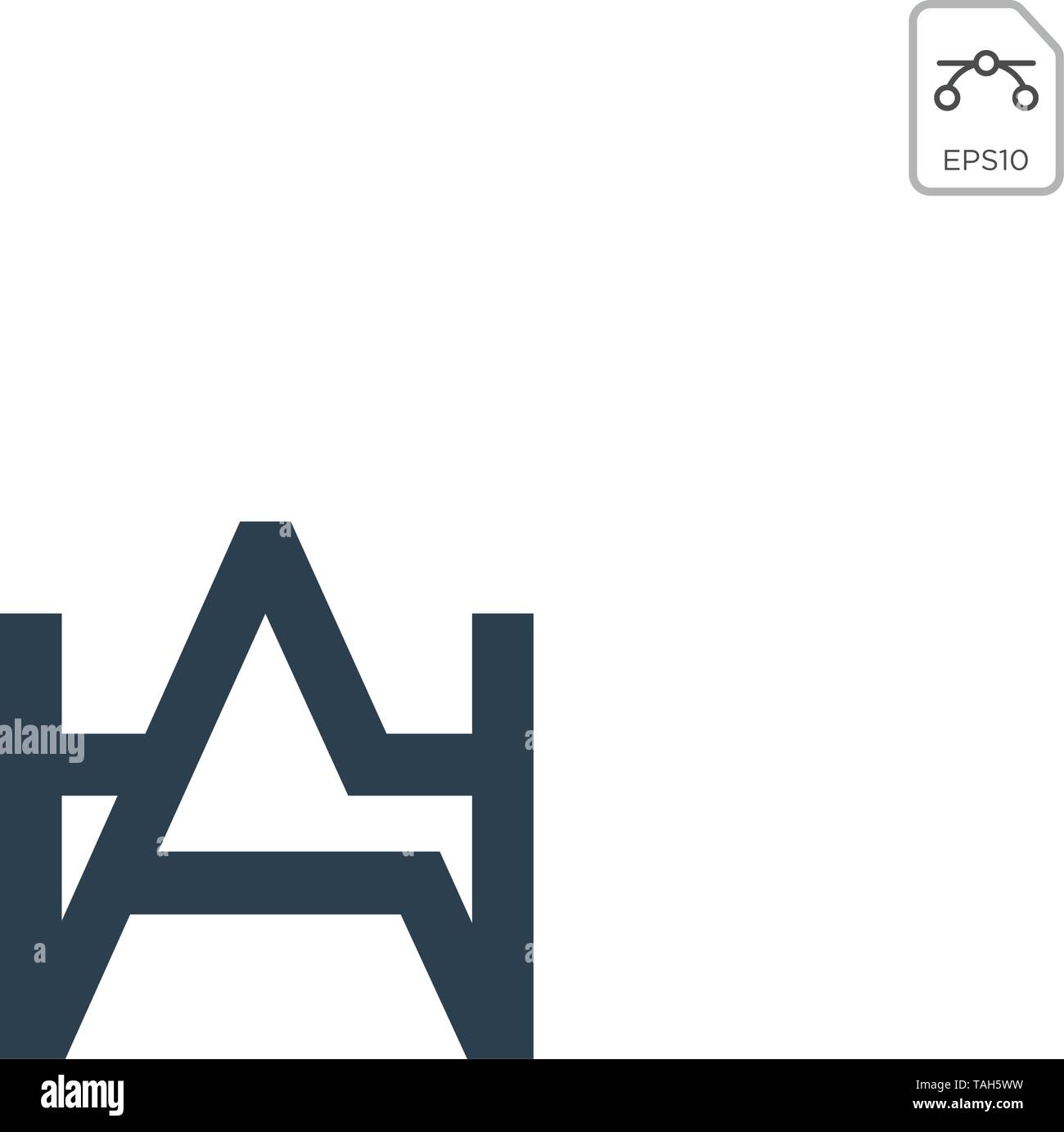 royal king initial AG logo or symbol business company vector icon ...
