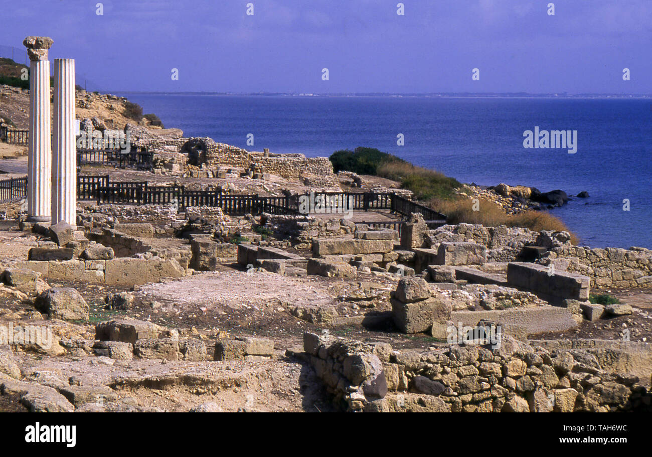 Sinis Peninsula, Sardinia, Italy. Tharros archeological area Stock ...