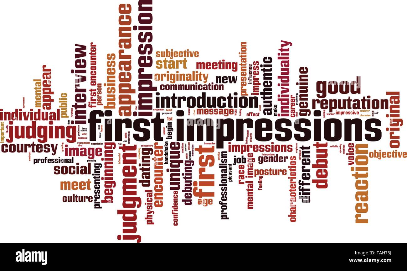 First Impressions Of People