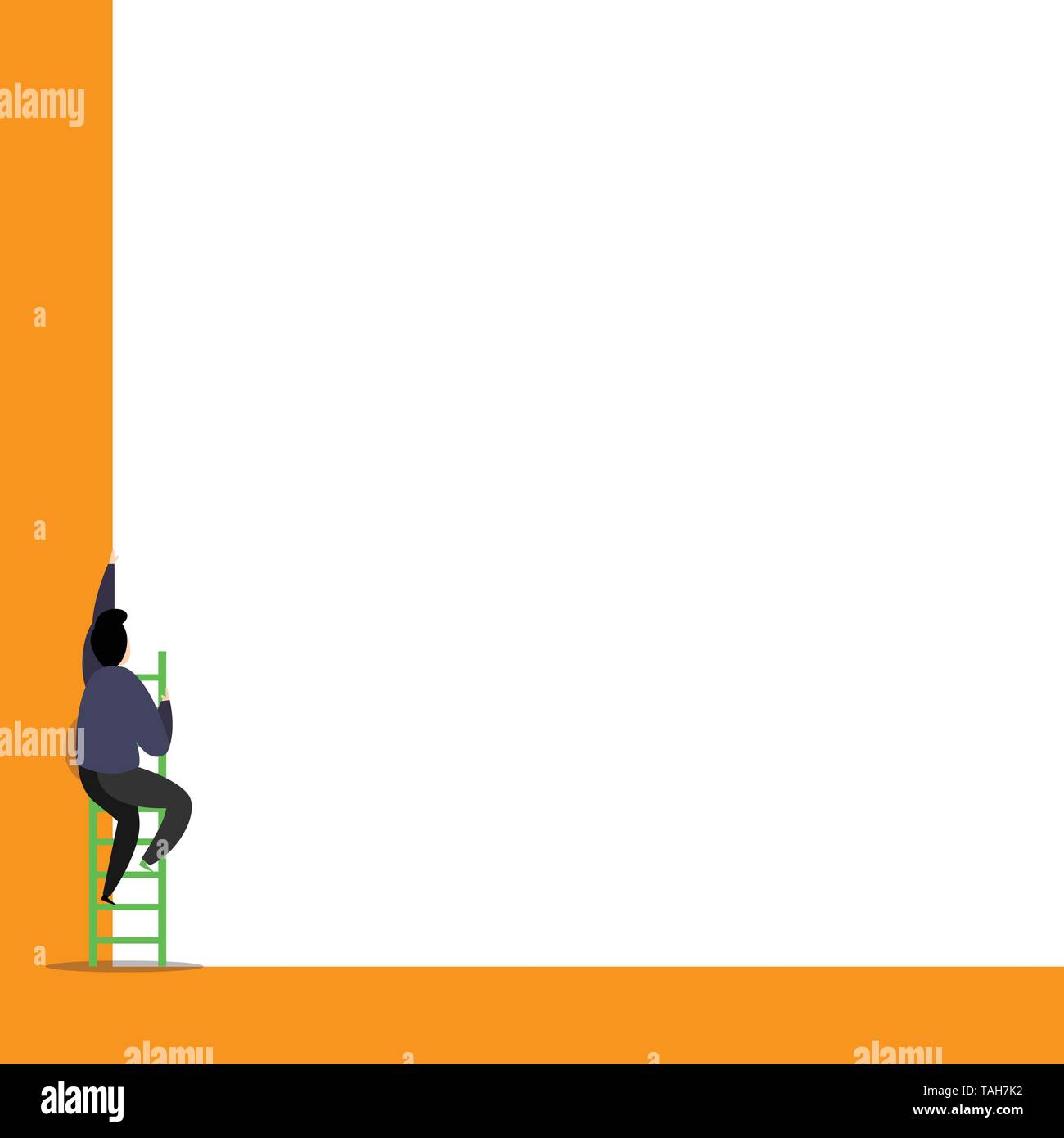 Big stair step Stock Vector Images - Alamy