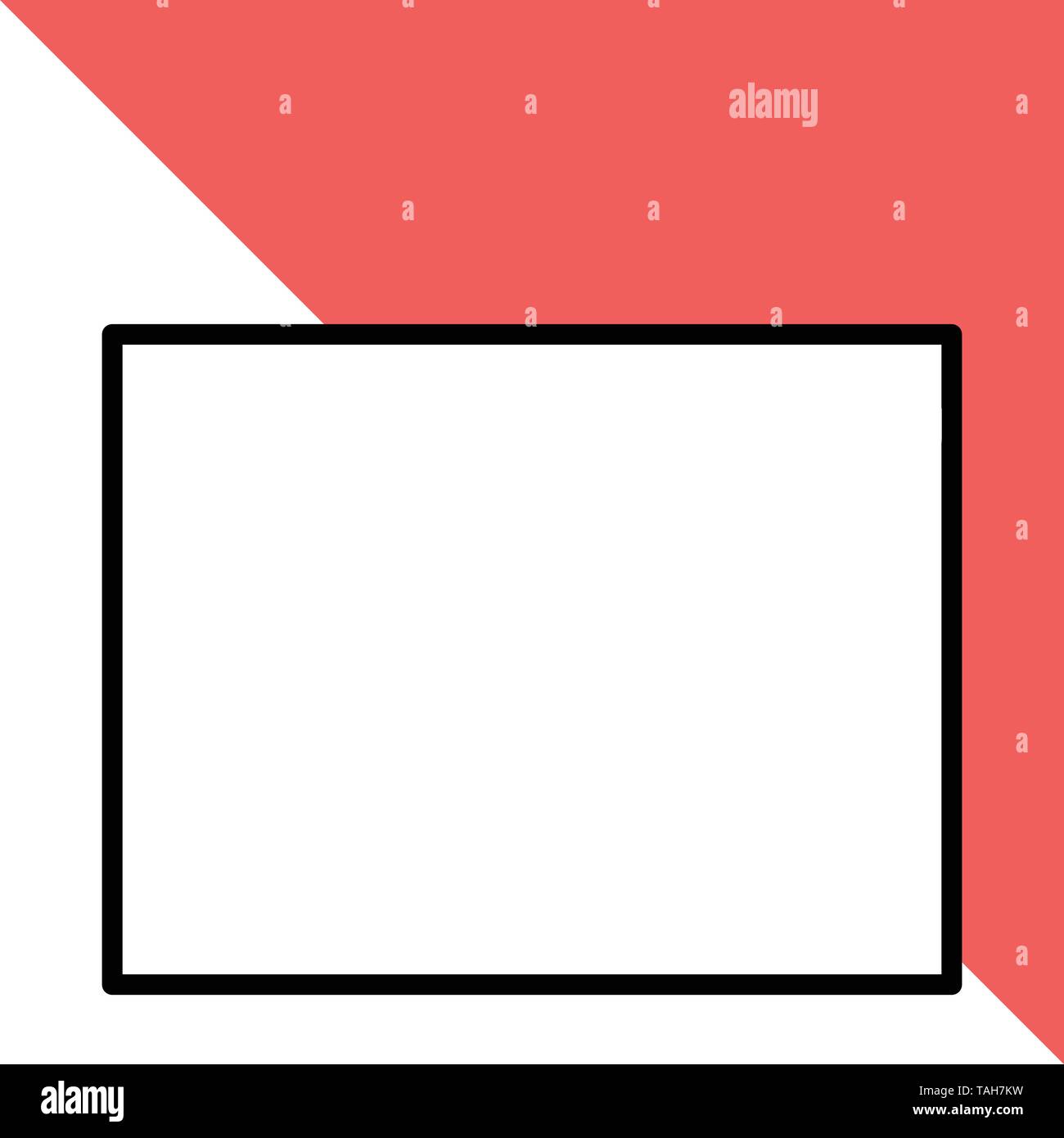 Empty big classroom school Stock Vector Images - Alamy