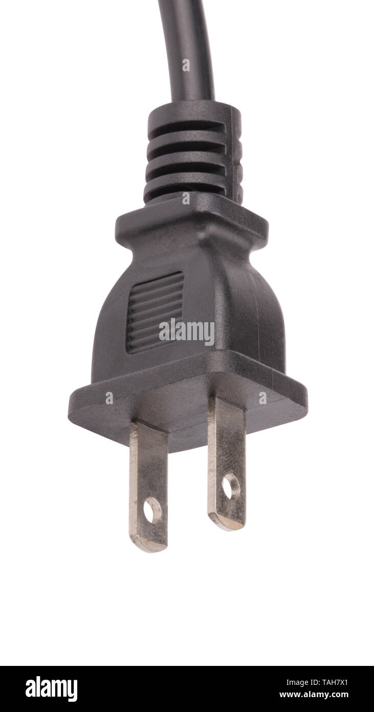 American Outlet Plug with Cord Isolated Stock Photo - Alamy