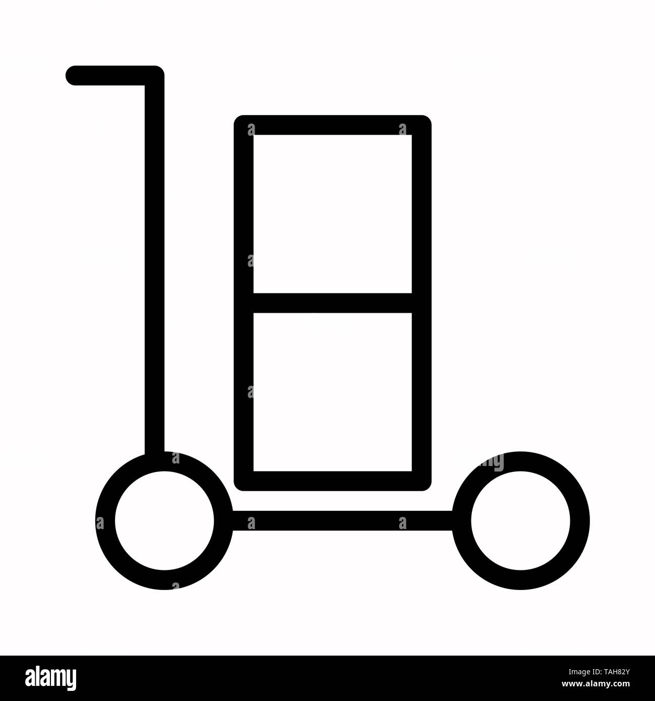 Empty cart vector Cut Out Stock Images & Pictures - Alamy