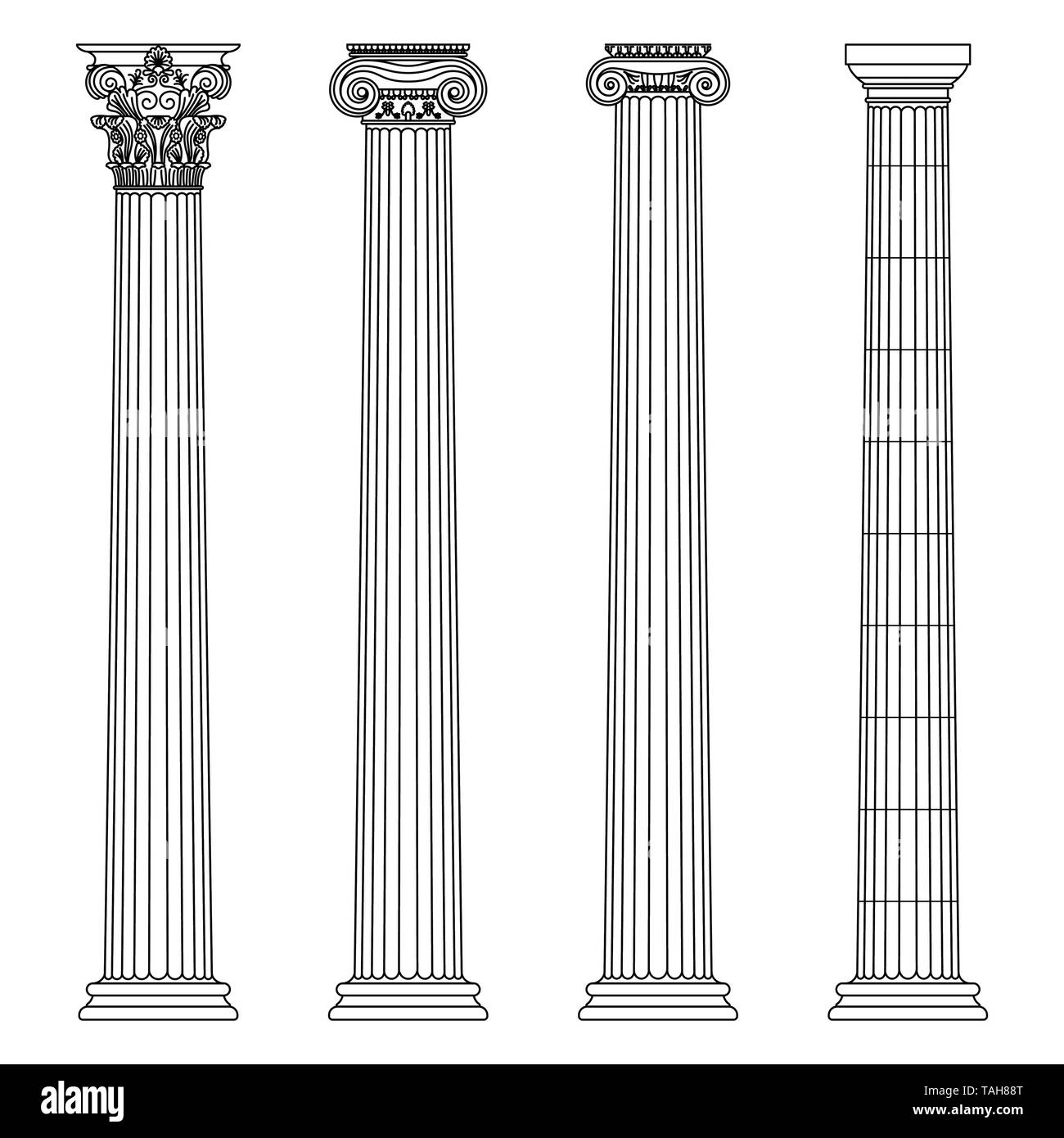 Doric ionic corinthian hi-res stock photography and images - Alamy