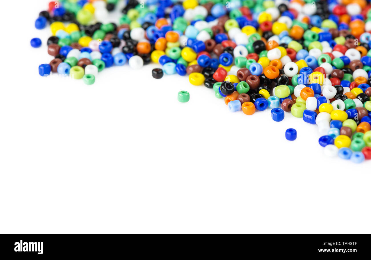 Multi colored mix of beads hi-res stock photography and images - Alamy
